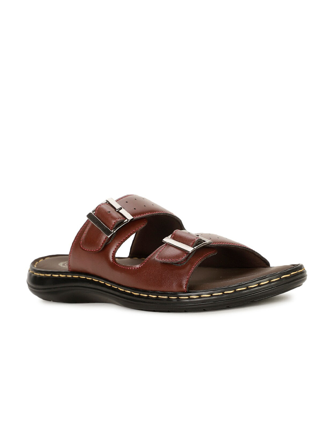 Buy Bata Men Two Strap Comfort Sandals With Buckle Detail - Sandals for ...