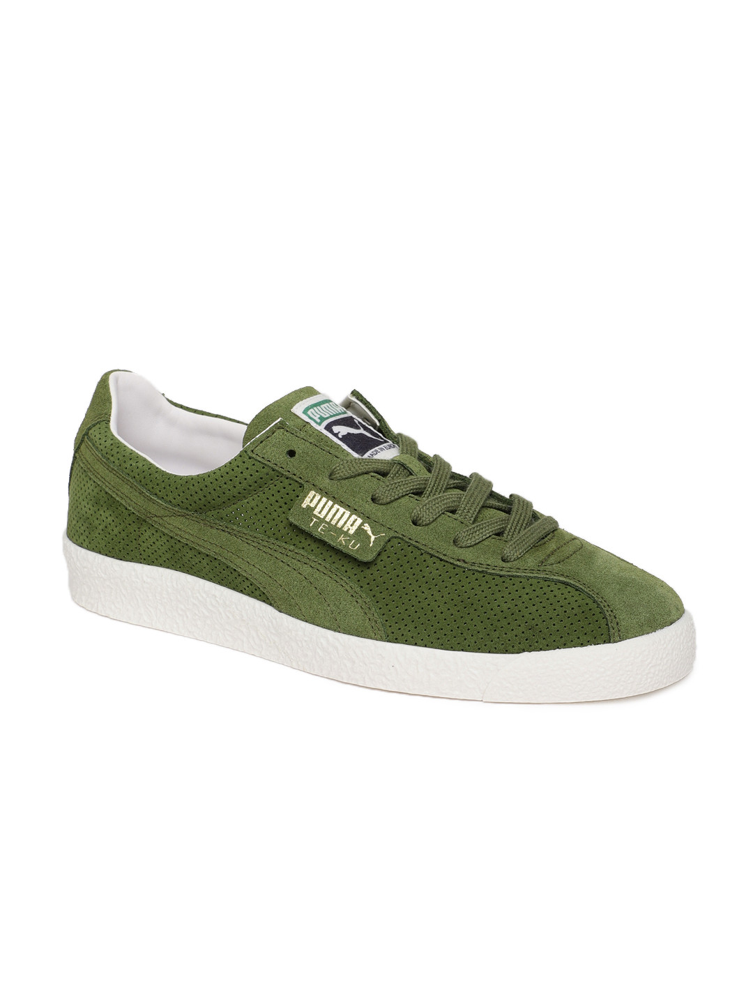 Buy Puma Men Olive Te Ku Summer Suede Sneakers - Casual Shoes for Men ...