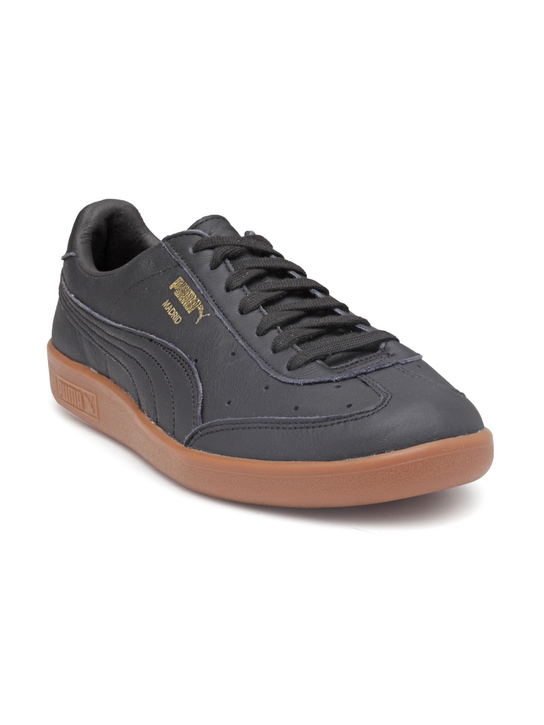 Buy Puma Men Black Madrid Premium Sneakers - Casual Shoes for Men ...