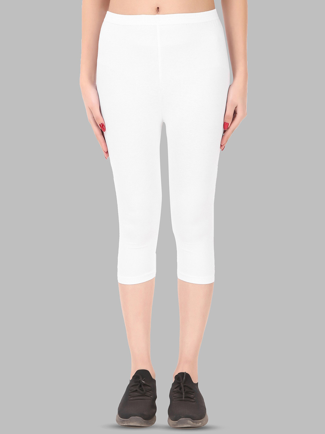 Buy Fasha Women White Capris - Capris for Women 24545818 | Myntra