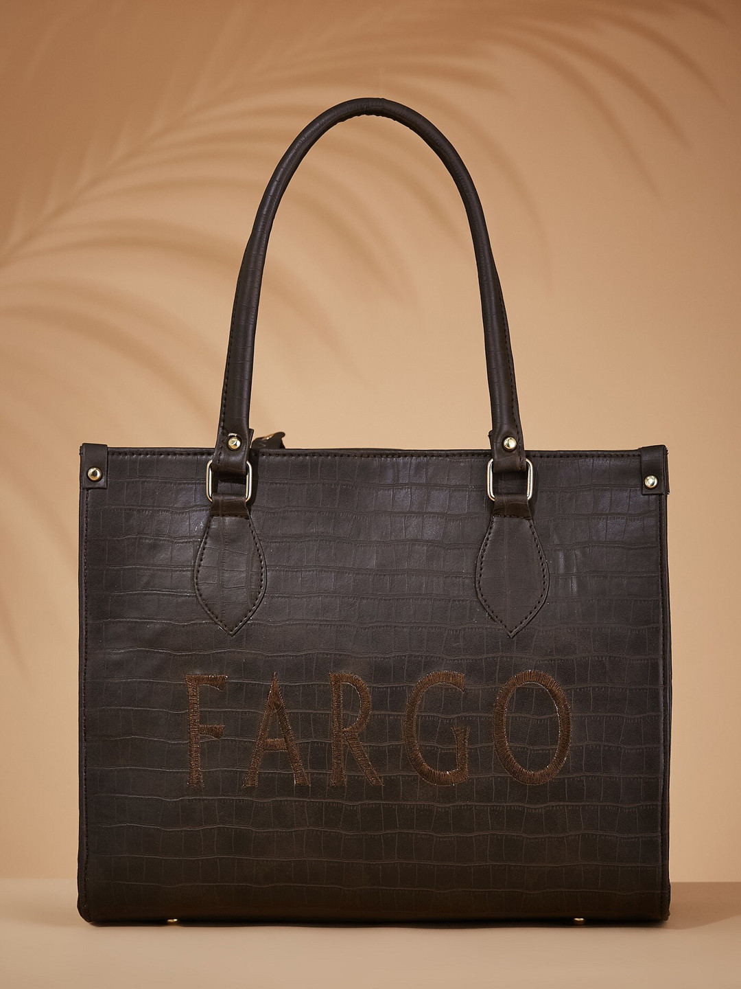 Buy FARGO Textured Structured Shoulder Bag - Handbags for Women ...