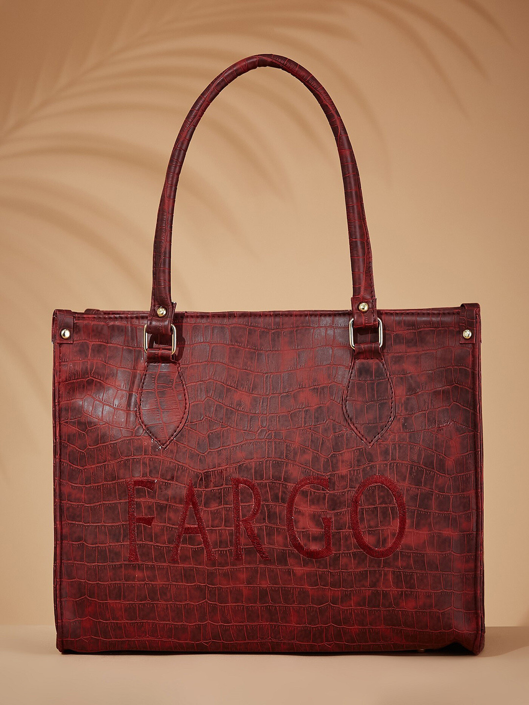 Buy FARGO Textured Structured Shoulder Bag - Handbags for Women ...