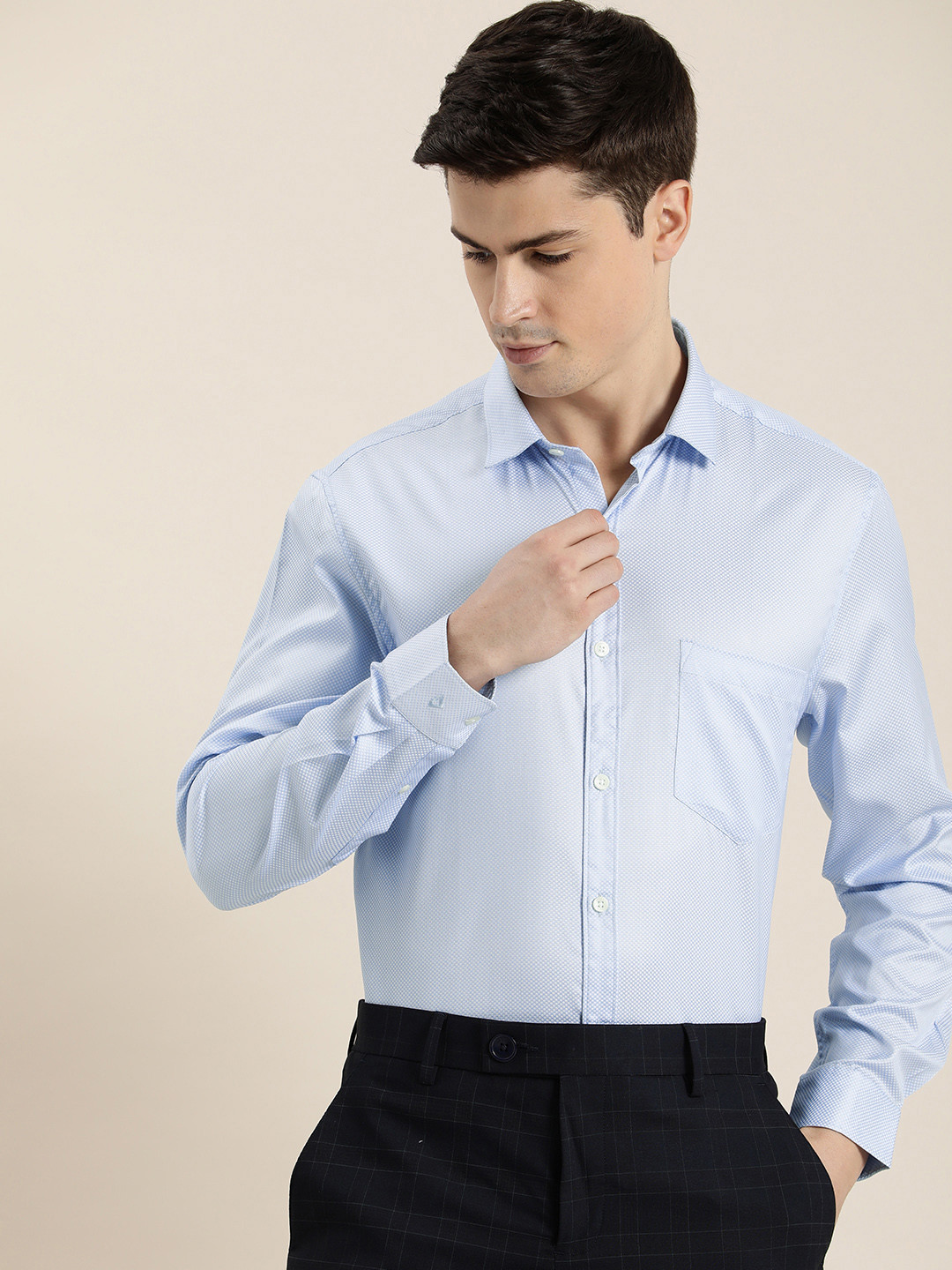 Buy INVICTUS Men Original Slim Fit Opaque Formal Shirt - Shirts for Men ...