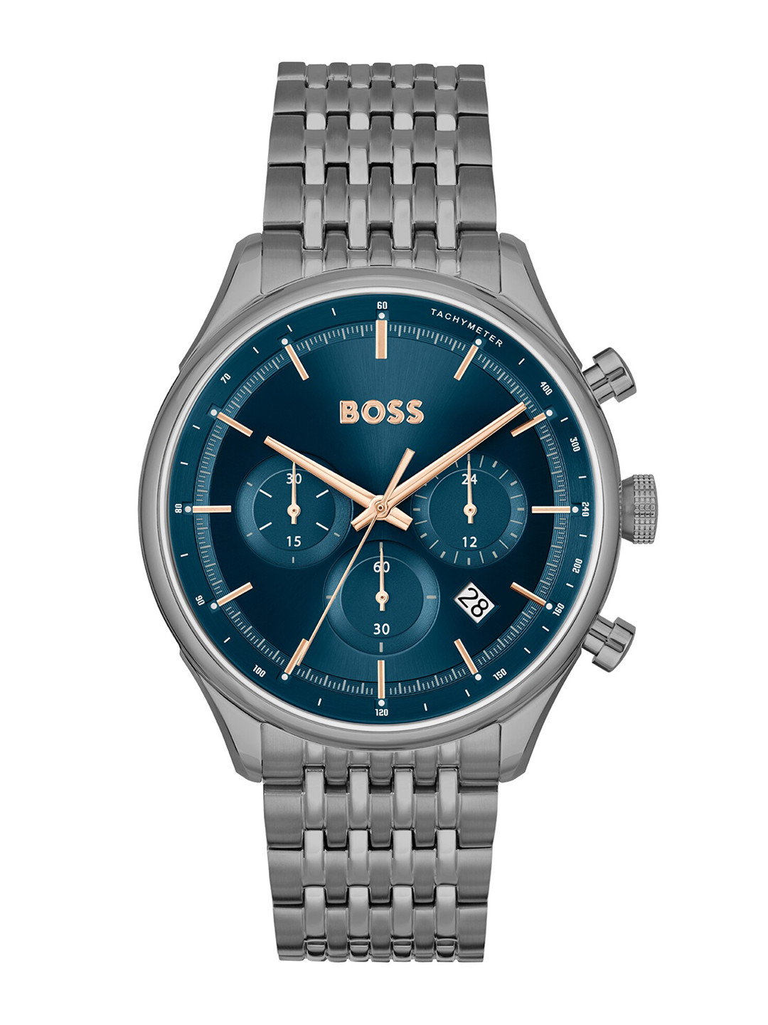 Buy BOSS Gregor Men Round Dial Scratch Resistance Analogue Chronograph ...