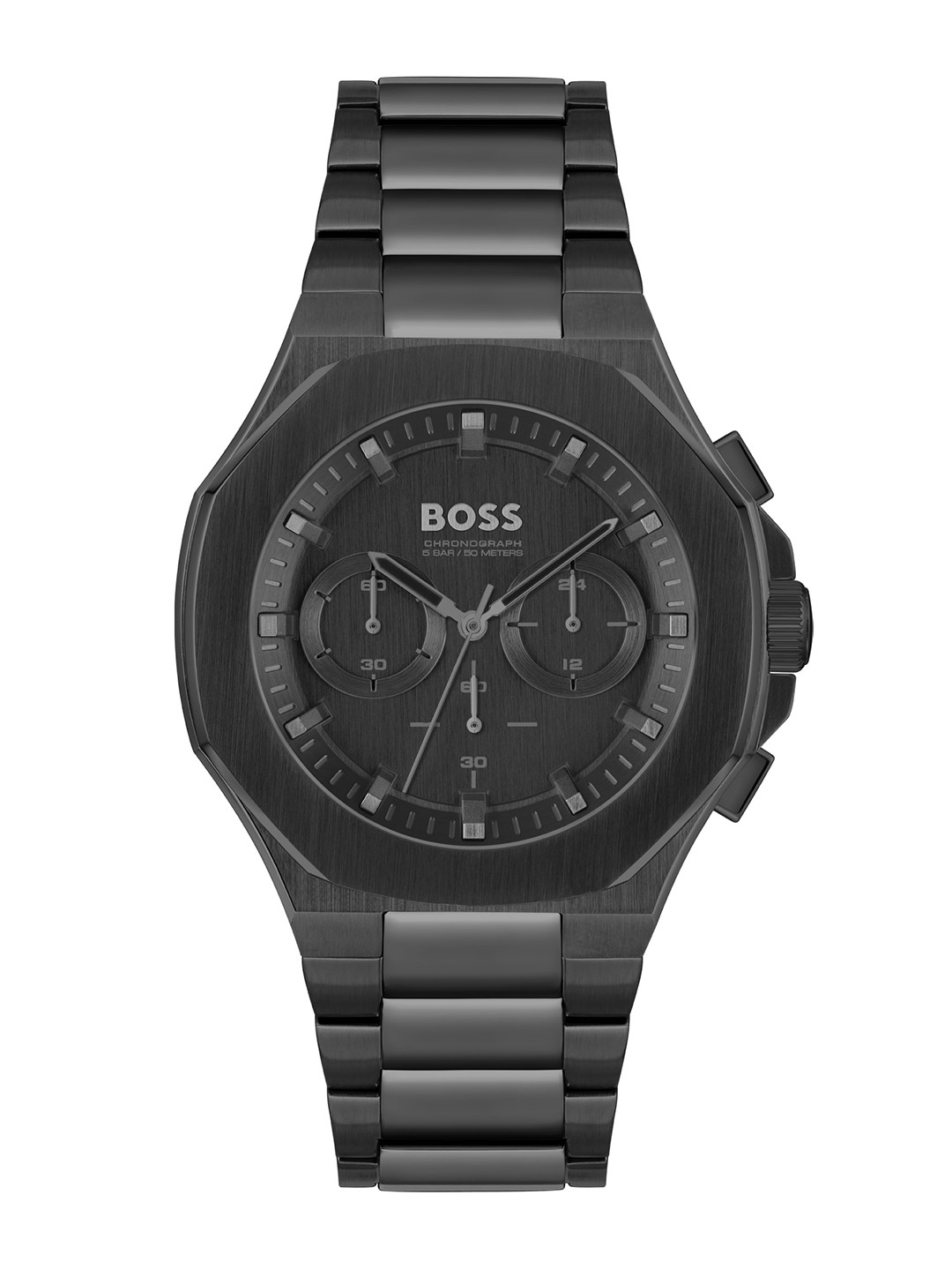Buy BOSS Men Stainless Steel Bracelet Style Straps Analogue Chronograph ...