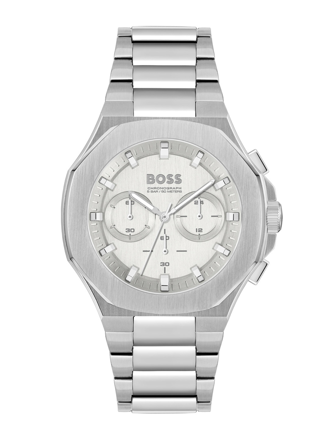 Buy BOSS Taper Men Round Dial Scratch Resistance Analogue Chronograph ...
