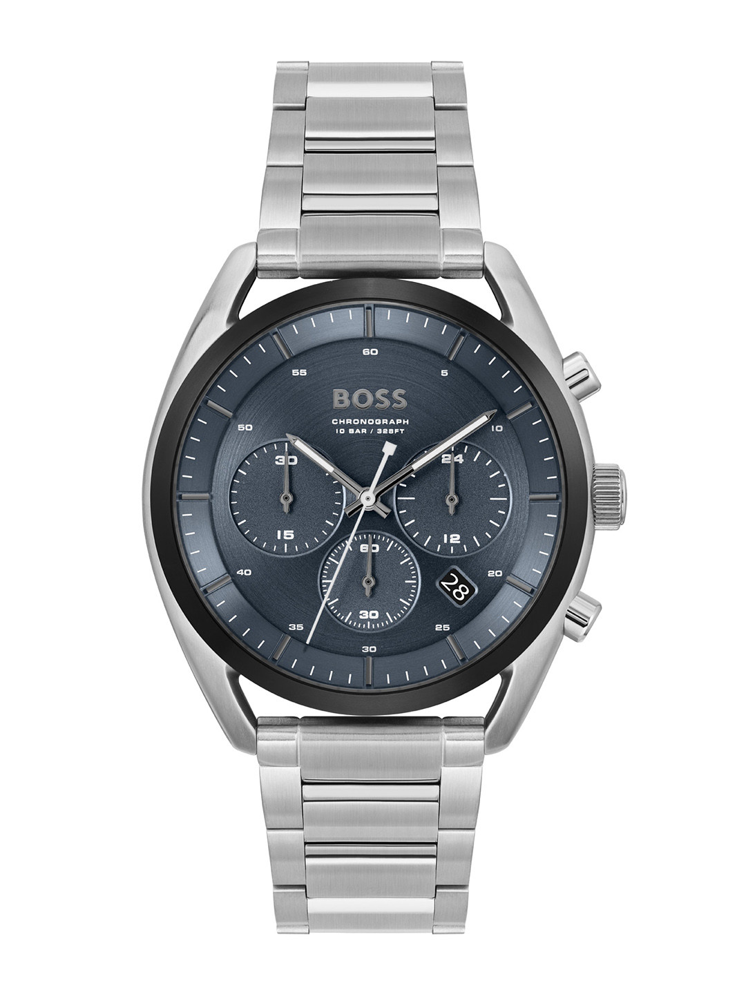 Buy BOSS Top Men Embellished Dial Stainless Steel Analogue Chronograph ...