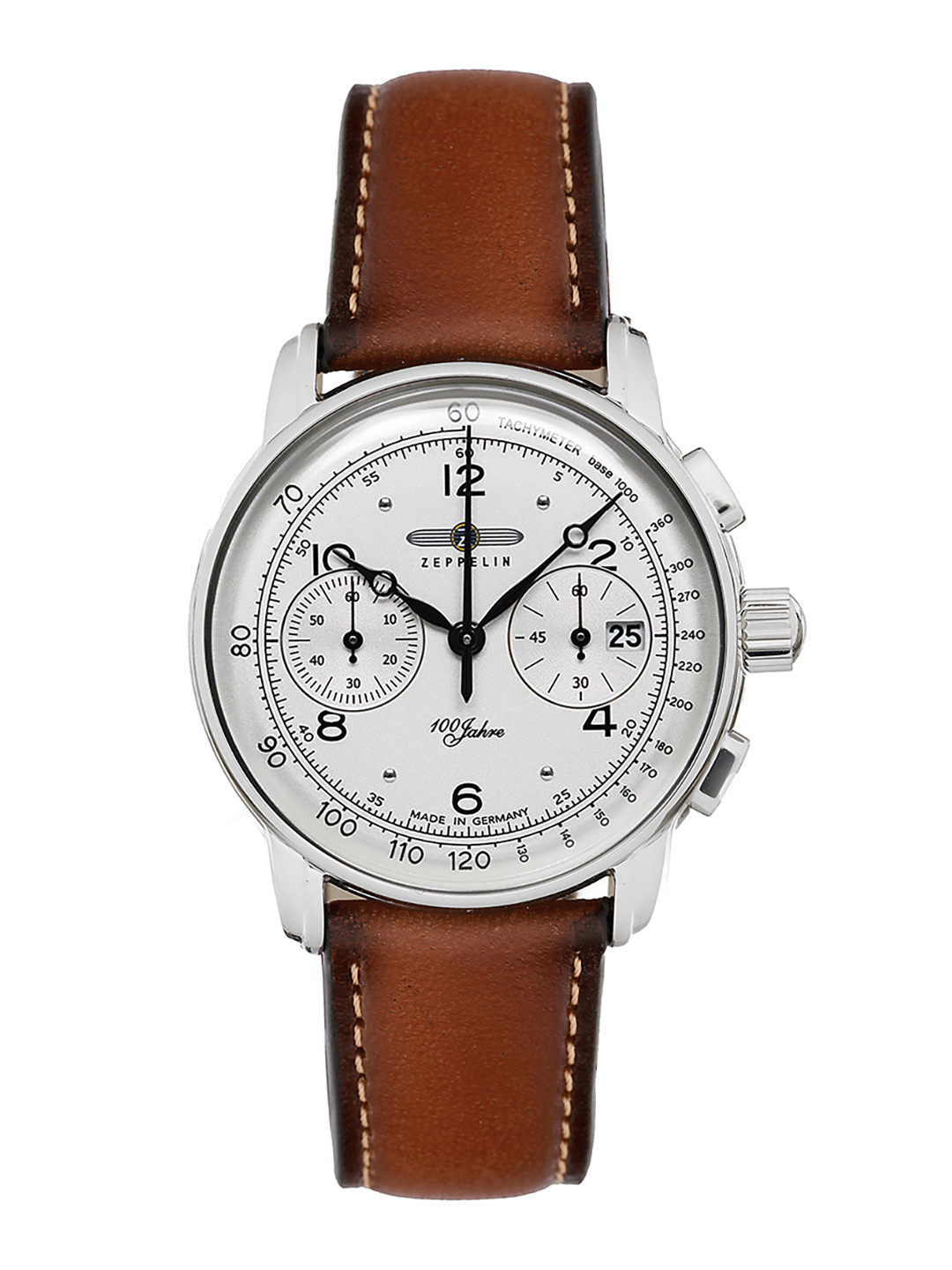 Buy ZEPPELIN Men Printed Dial & Leather Straps Analogue Watch 86761 ...