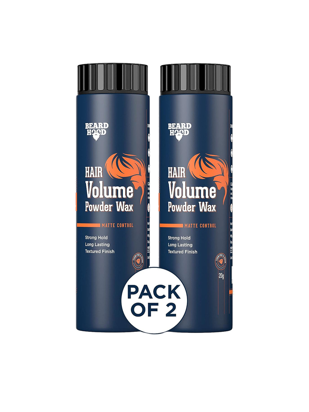 Buy Beardhood Men Set Of 2 Hair Volume Powder Wax 20g Each - Hair Gels ...