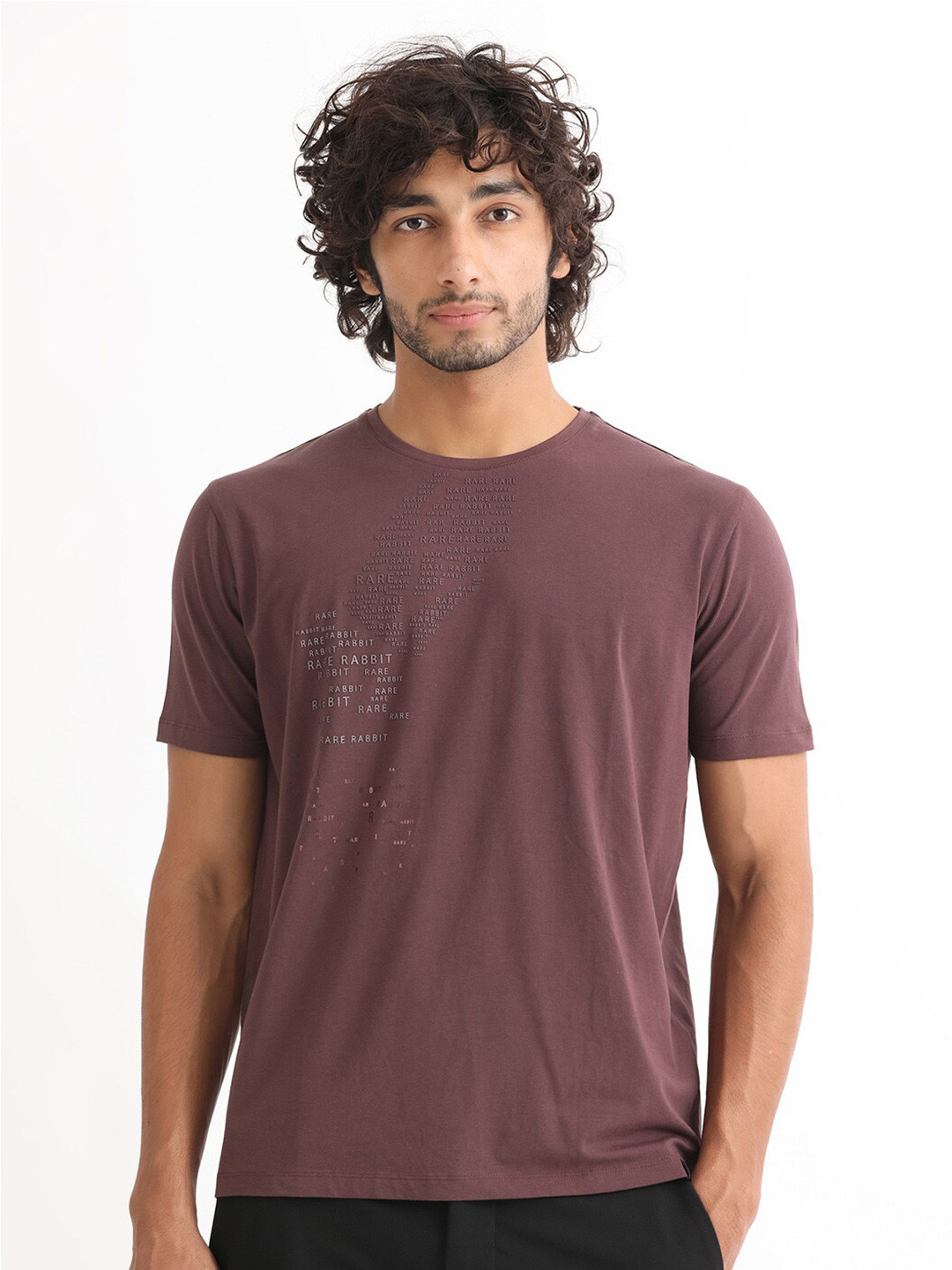 Buy RARE RABBIT Men Rings 4 Slim Fit Solid Polo Collar T Shirt ...