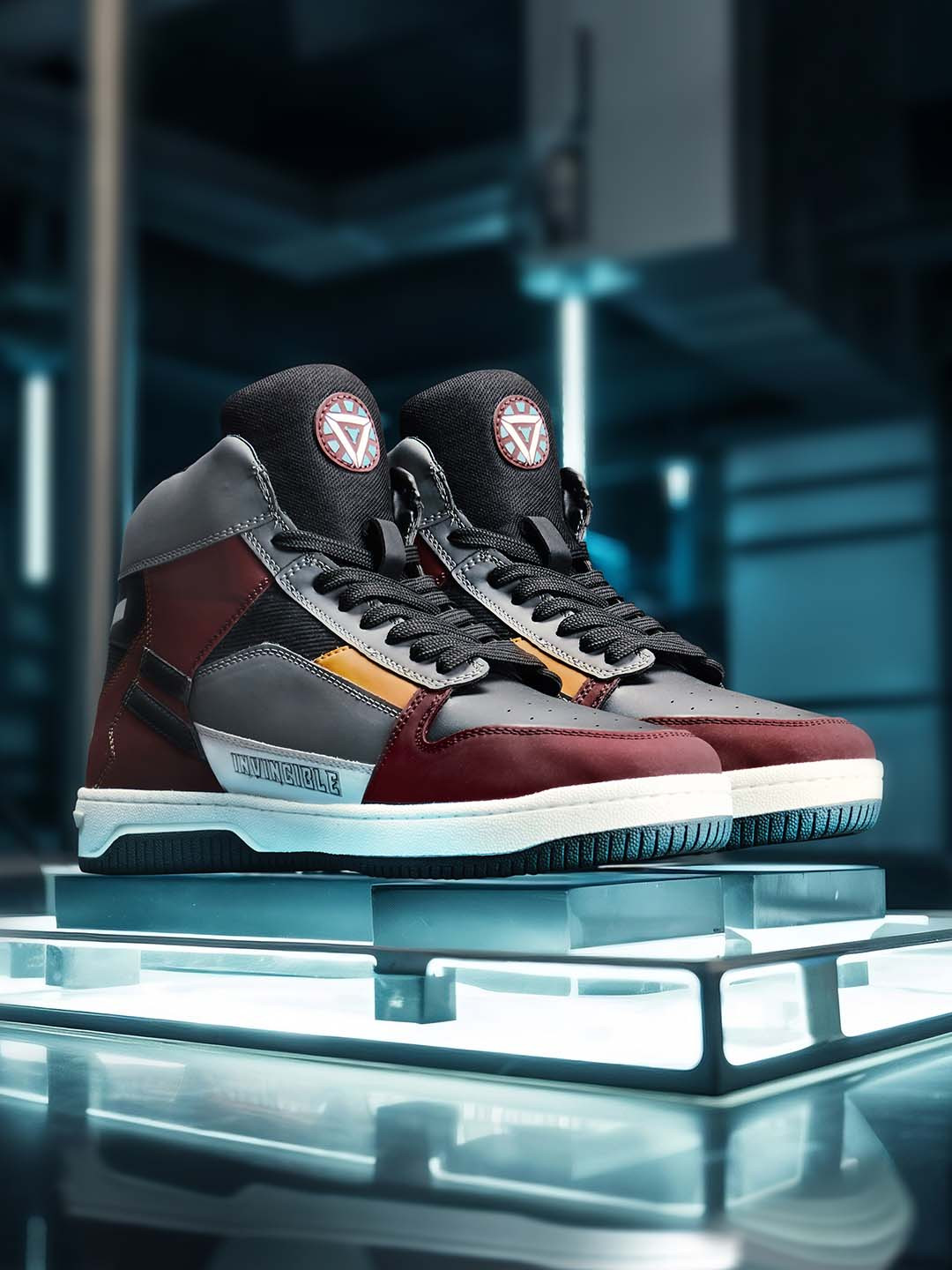 Buy The Souled Store Men Iron Man Colourblocked Lightweight High Top ...