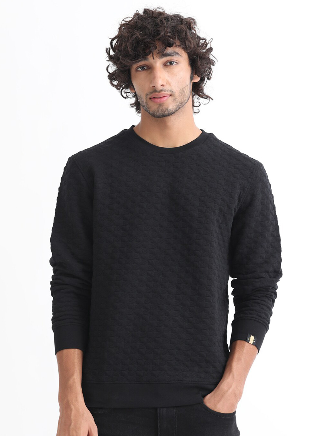 Buy RARE RABBIT Men Shield Sweatshirt - Sweatshirts for Men 24566020 ...