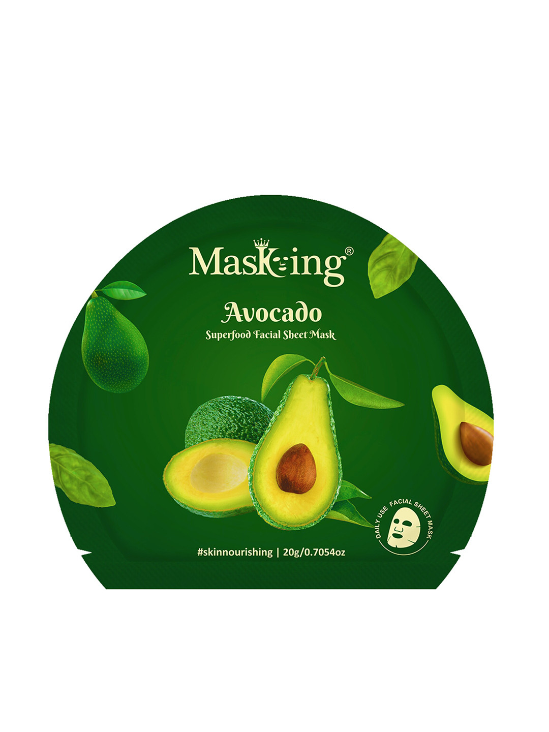 Buy Masking Superfood Avocado Facial Sheet Masks - Sheet Masks for ...