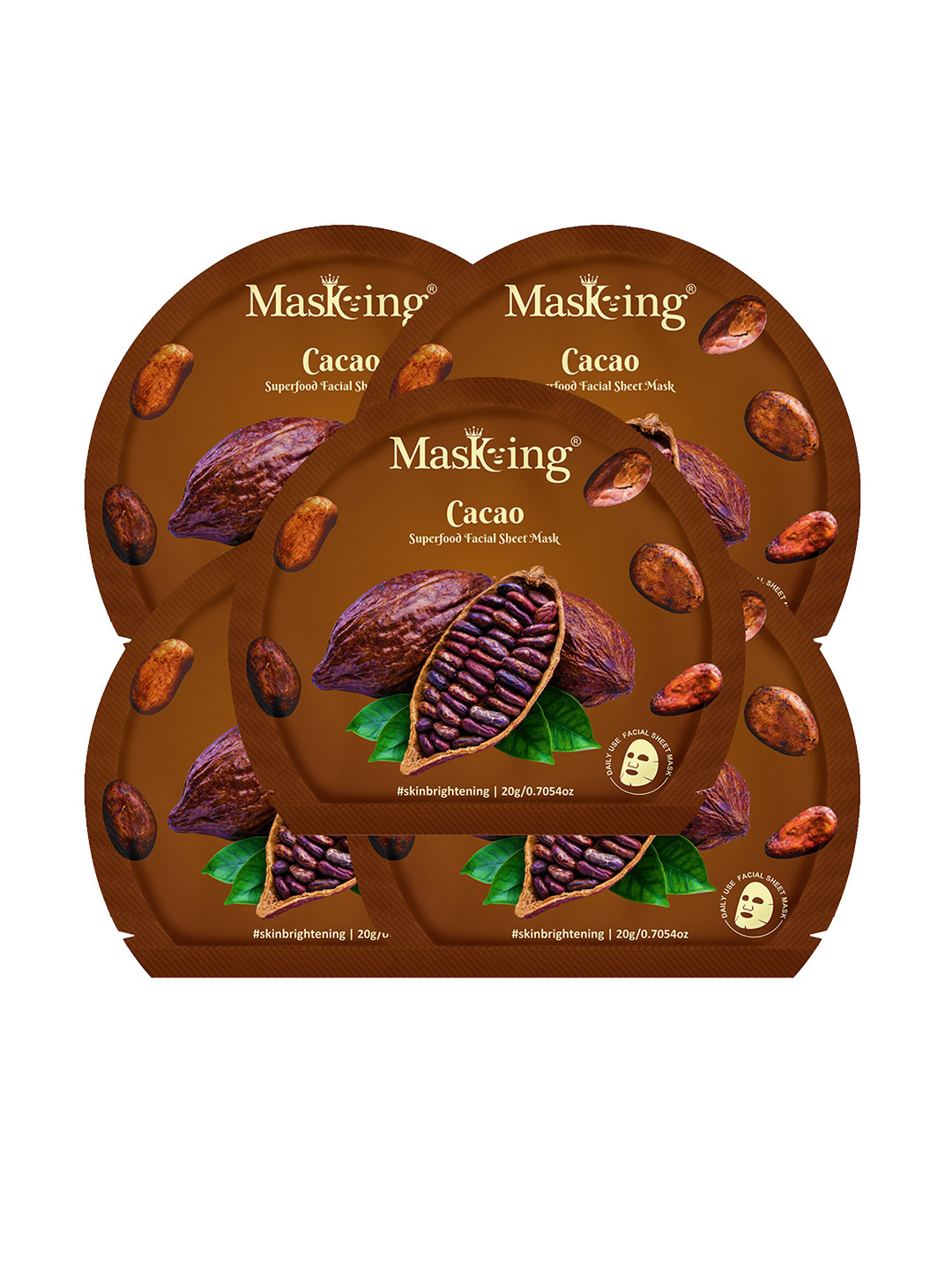 Buy Masking Pack Of 5 Superfood Cocoa Facial Sheet Masks - Sheet Masks ...