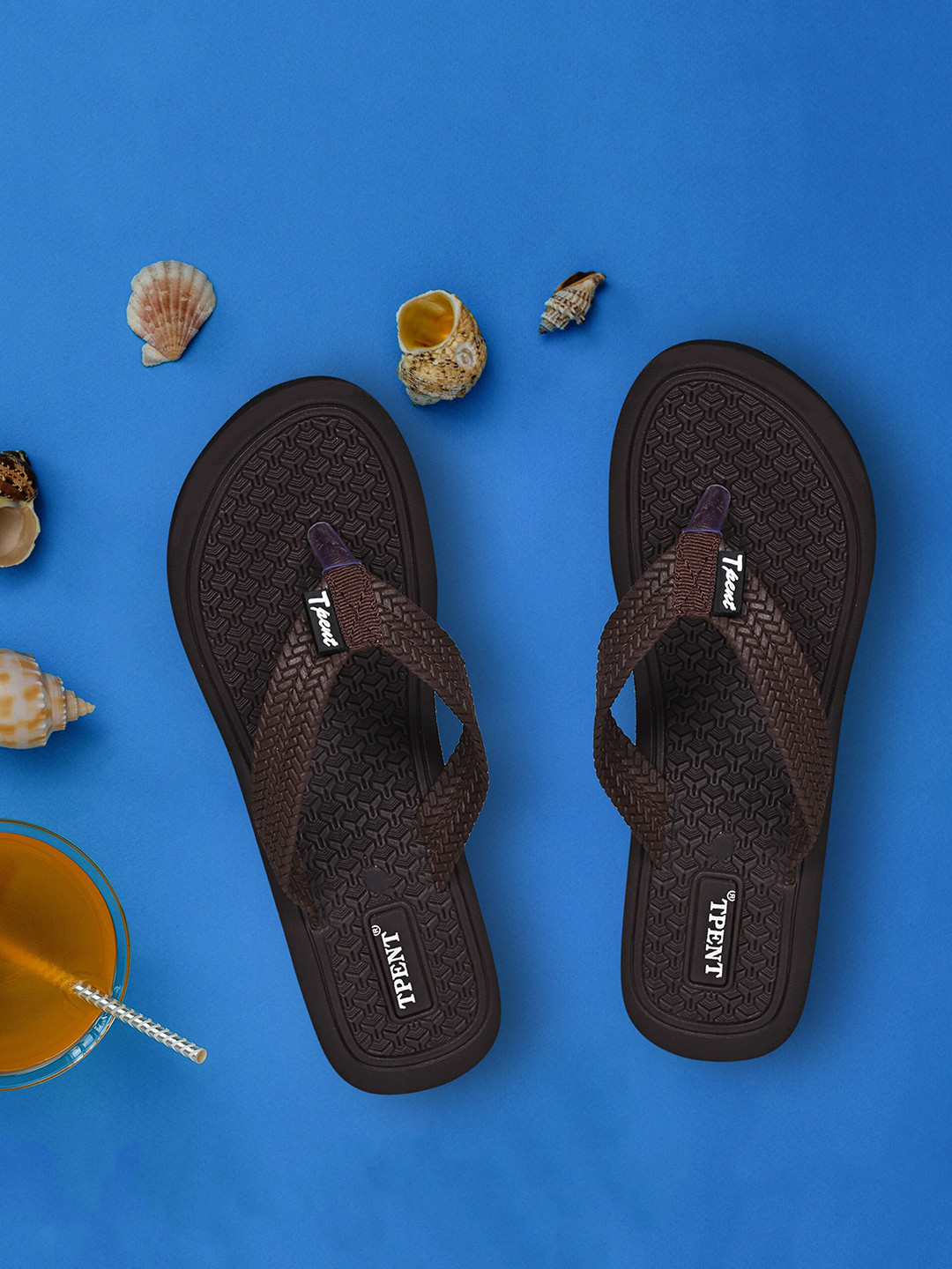 Buy TPENT Women Textured Lightweight Anti Skid Durable Thong Flip Flops ...