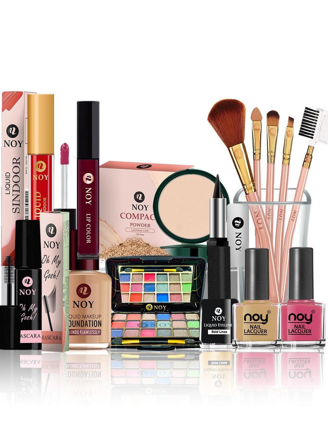 Buy NOY Set Of 15 Makeup Gift Set - Makeup Kit for Women 24576676 | Myntra