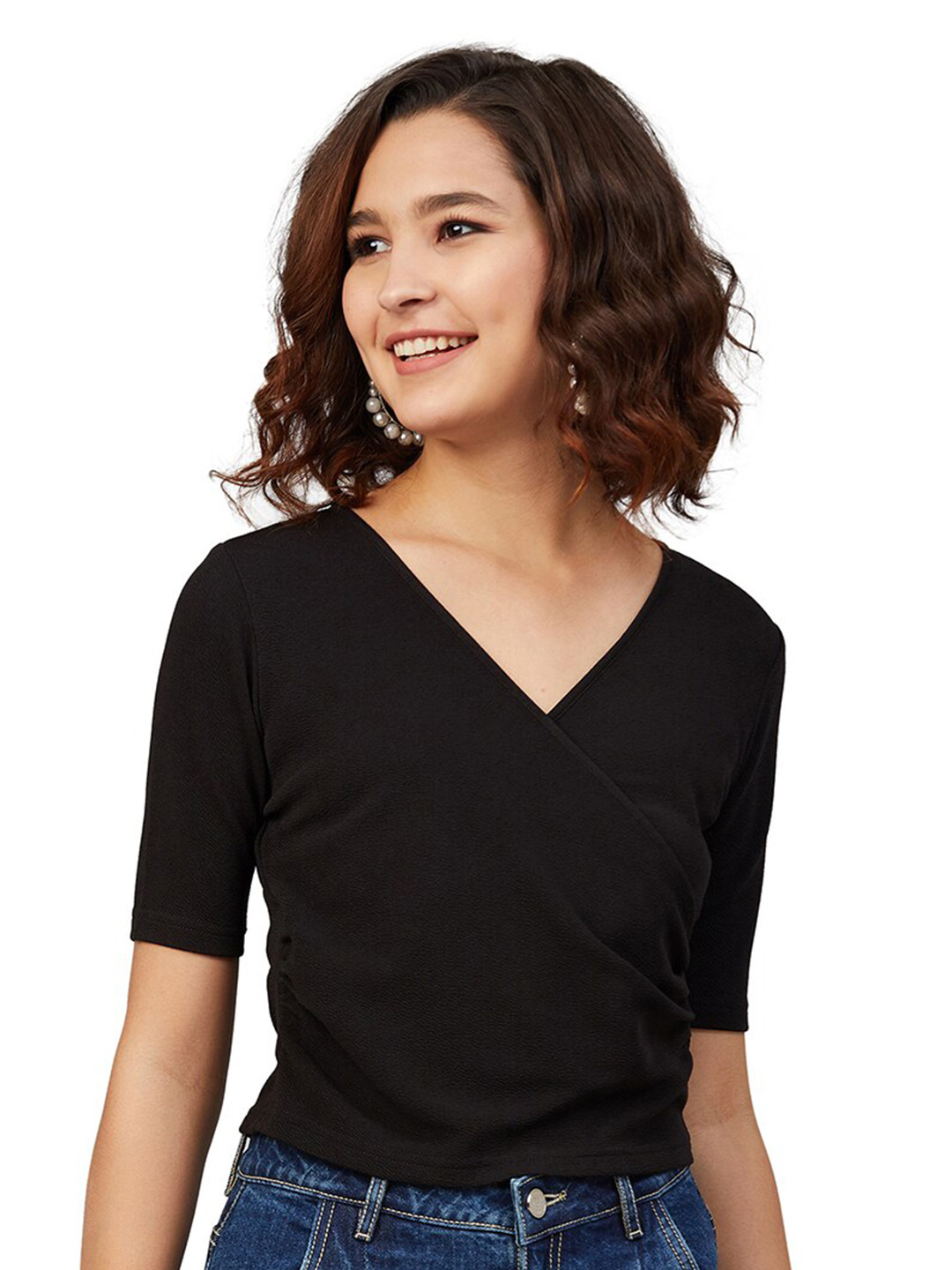 Buy Chemistry V Neck Regular Top - Tops for Women 24582618 | Myntra