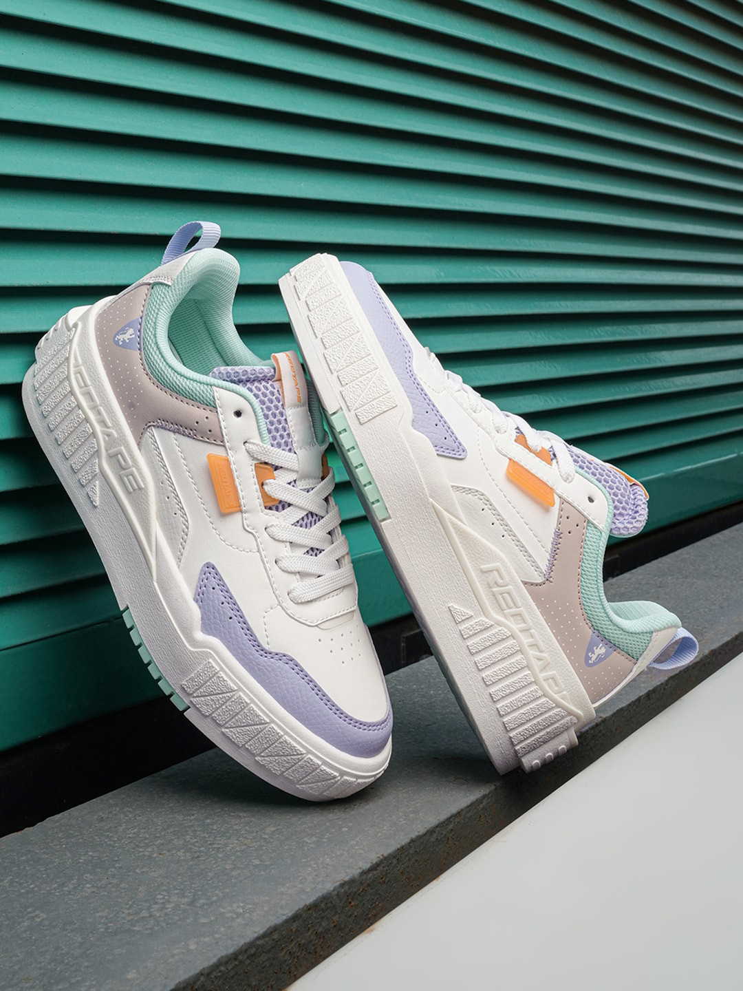 Buy Red Tape Women Lace Up Colourblocked Sneakers - Casual Shoes for ...