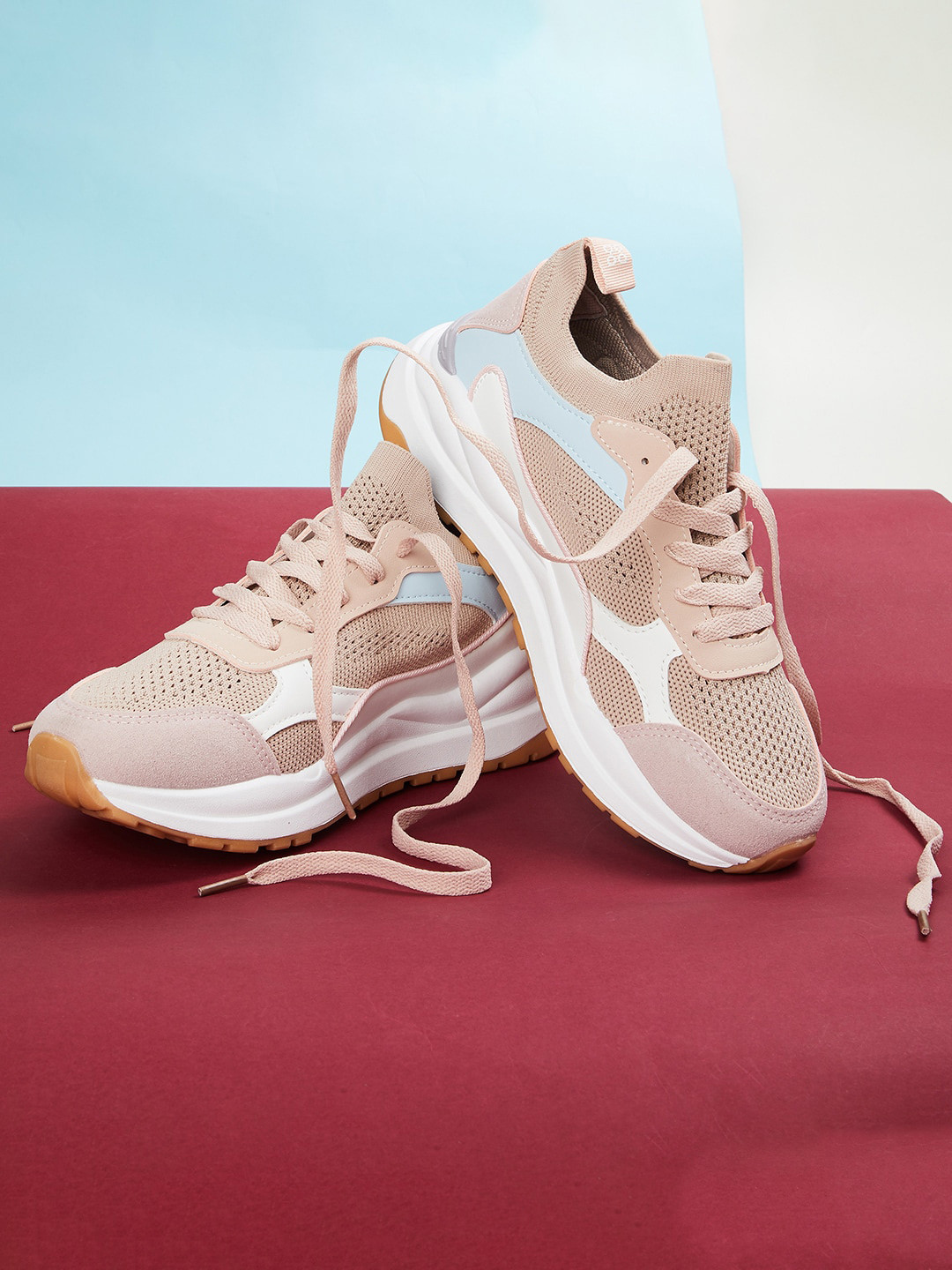 Buy Ginger By Lifestyle Women Textured Lace Up Sneakers - Casual Shoes ...
