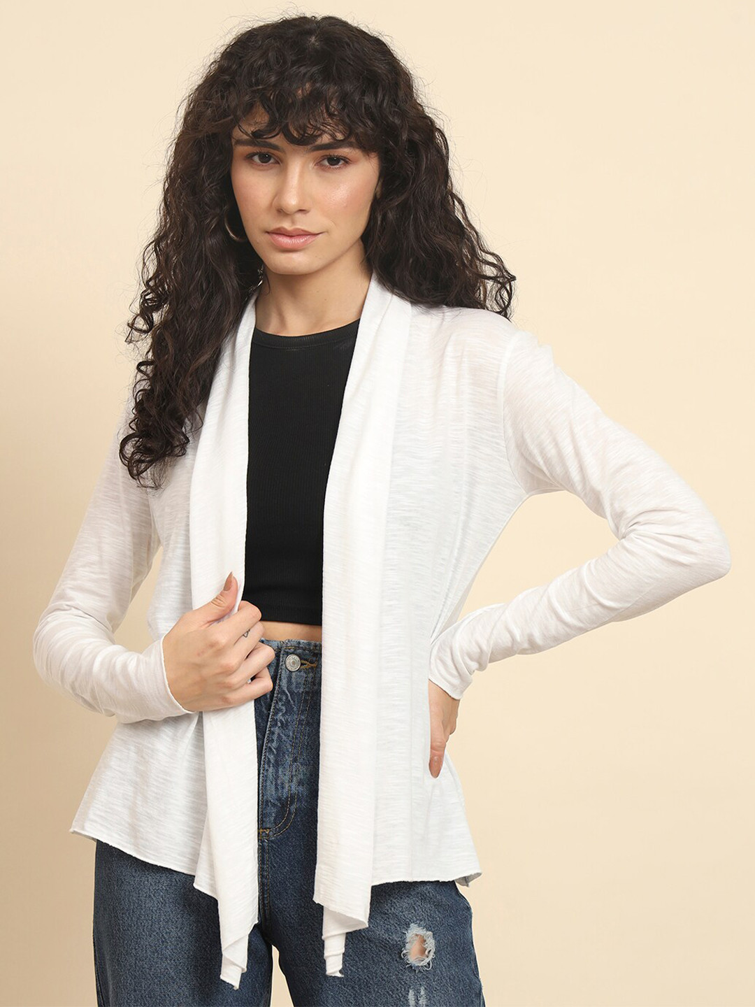 Buy Trend Arrest Cotton Open Front Shrug - Shrug for Women 24595540 ...