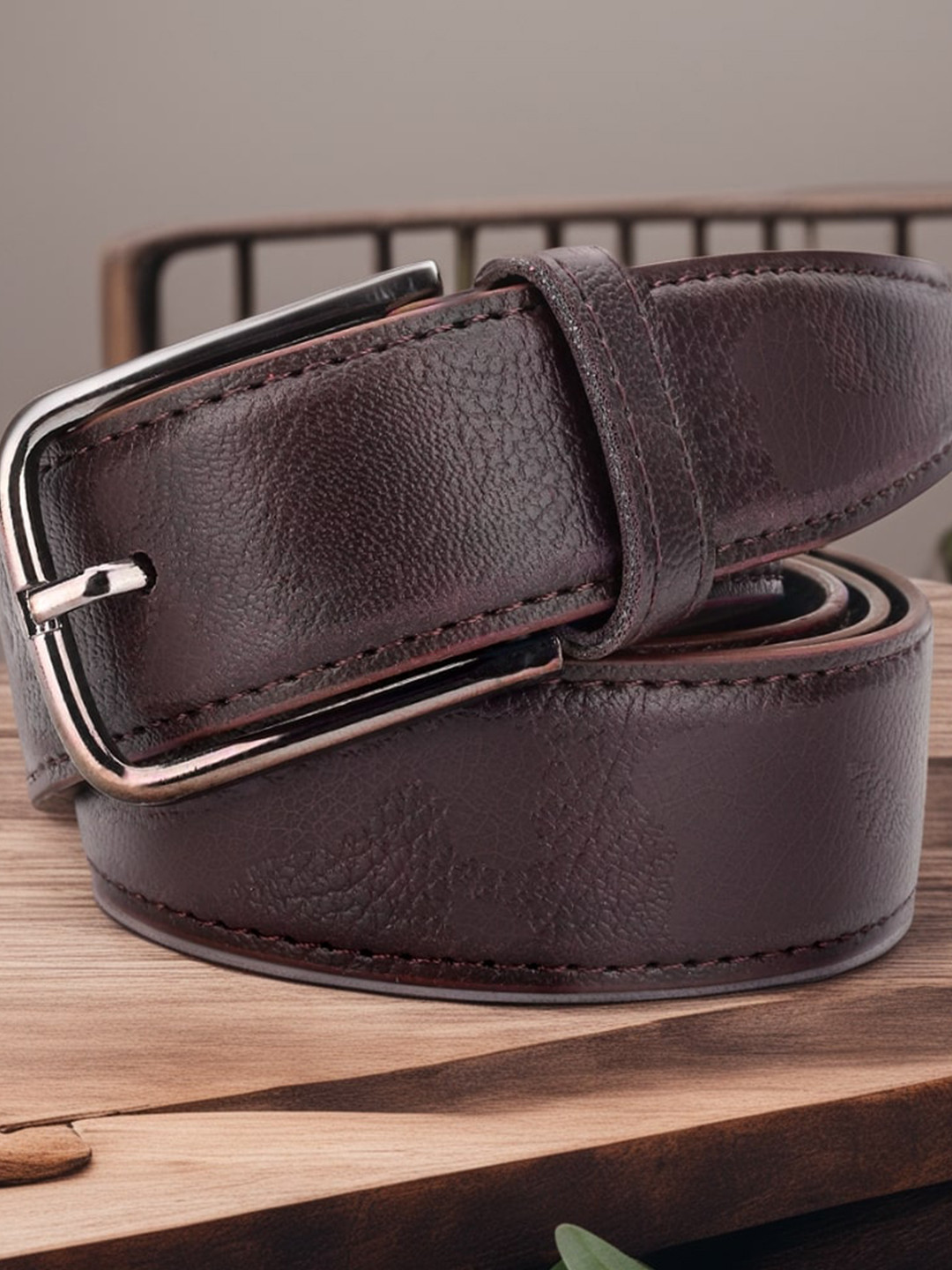 Buy Roadster Men Textured Formal Belt - Belts for Men 24602532 | Myntra