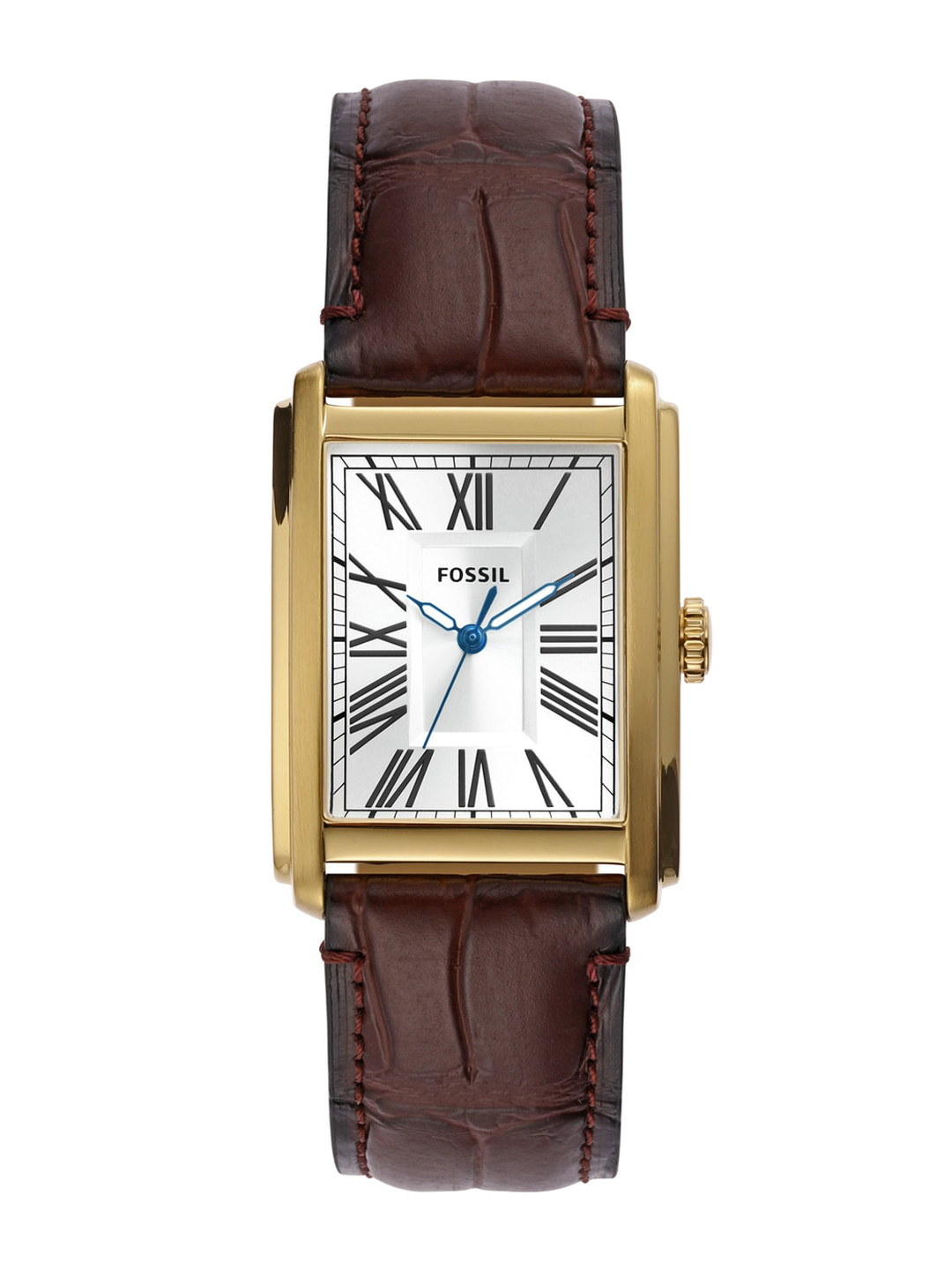 Buy Fossil Men Leather Textured Straps Carraway Analogue Watch Fs6011 Watches For Men 24602832