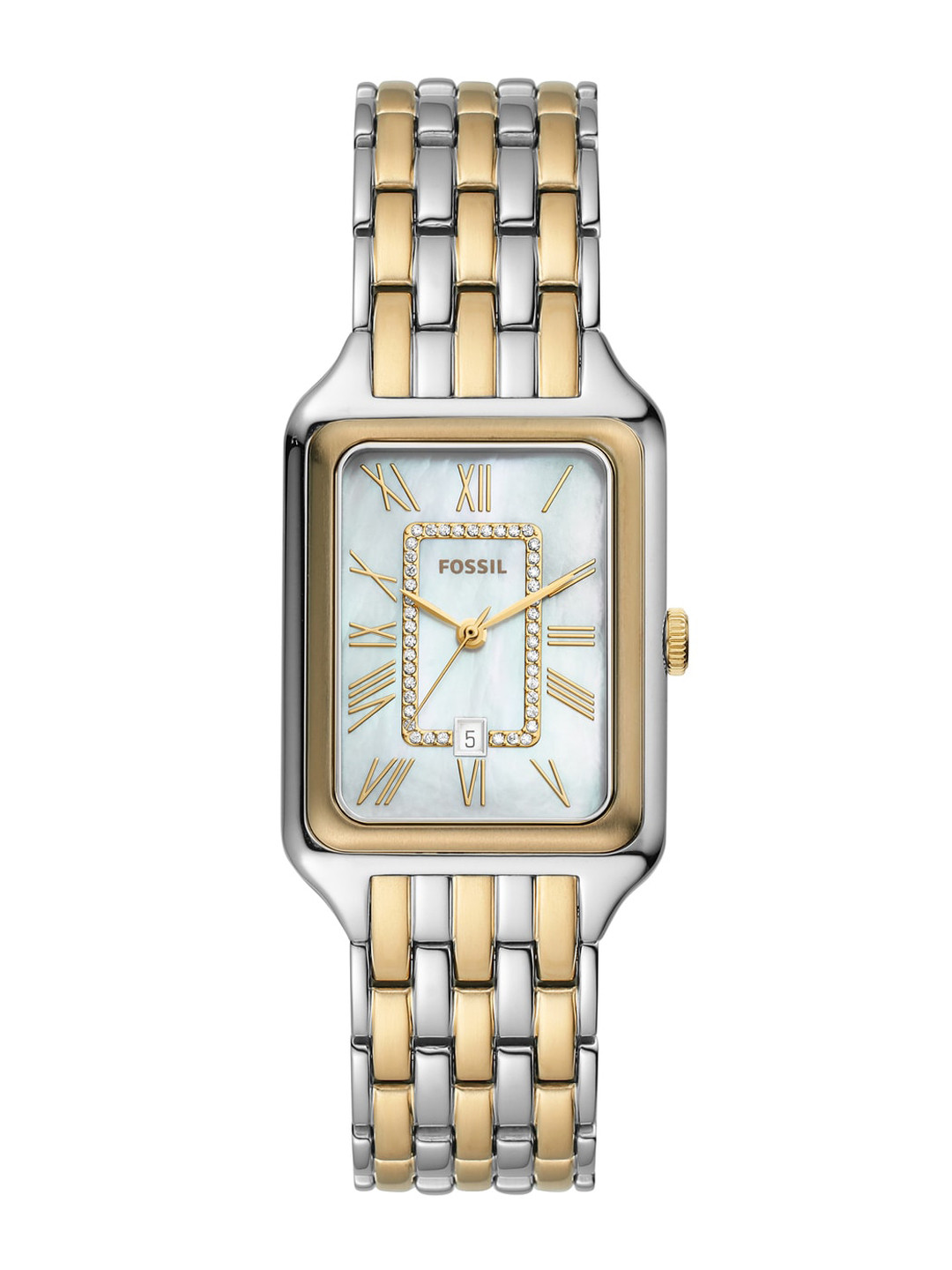 Buy Fossil Women Rectangular Dial Water Resistance Analogue Watch ...
