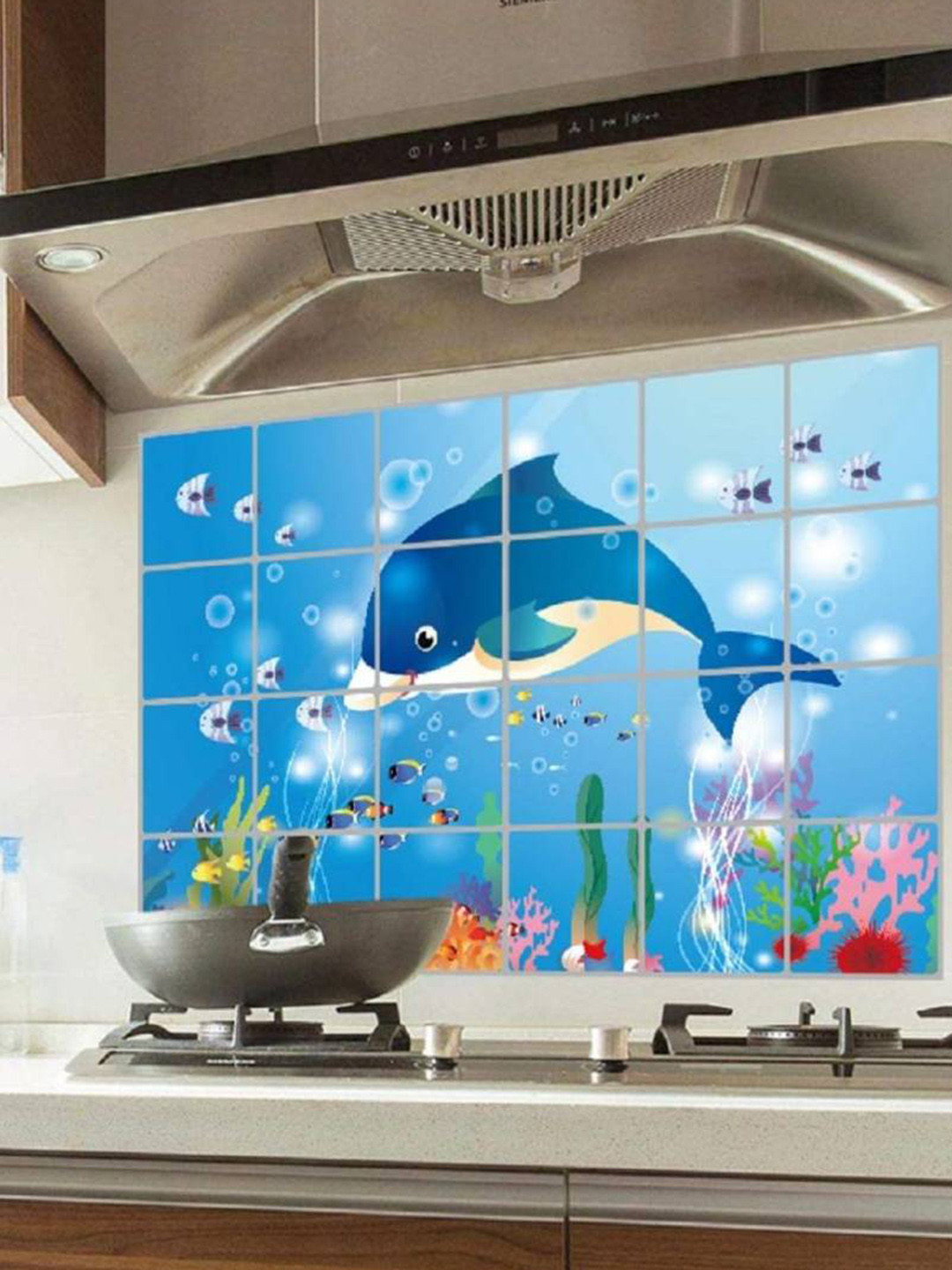 Buy Jaamso Royals Printed Self Adhesive Water Proof Wall Sticker ...