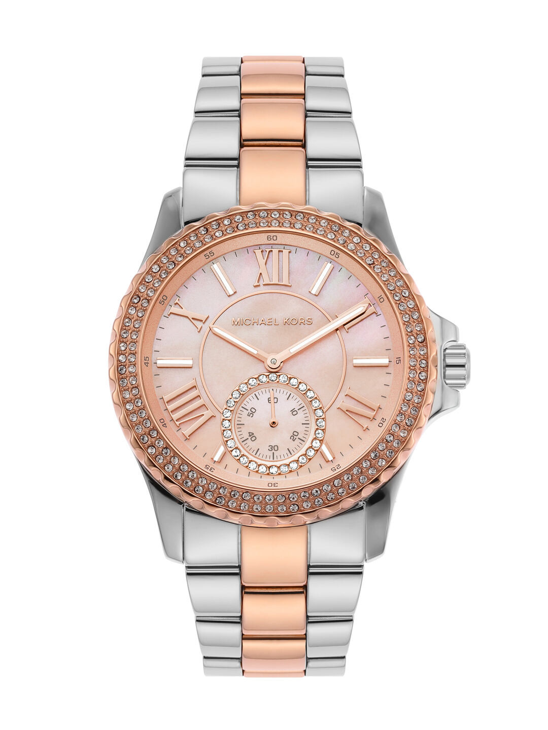 Buy Michael Kors Women Embellished Dial & Stainless Steel Analogue ...