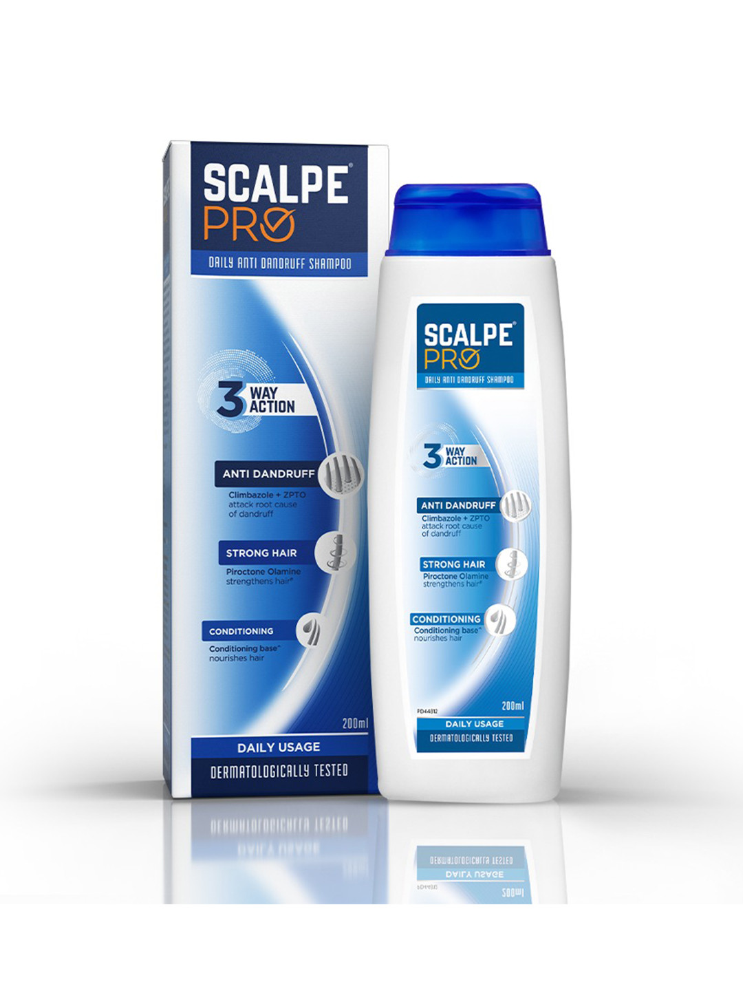 Buy Scalpe Pro Daily Anti Dandruff Shampoo 200 Ml - Shampoo for Unisex ...