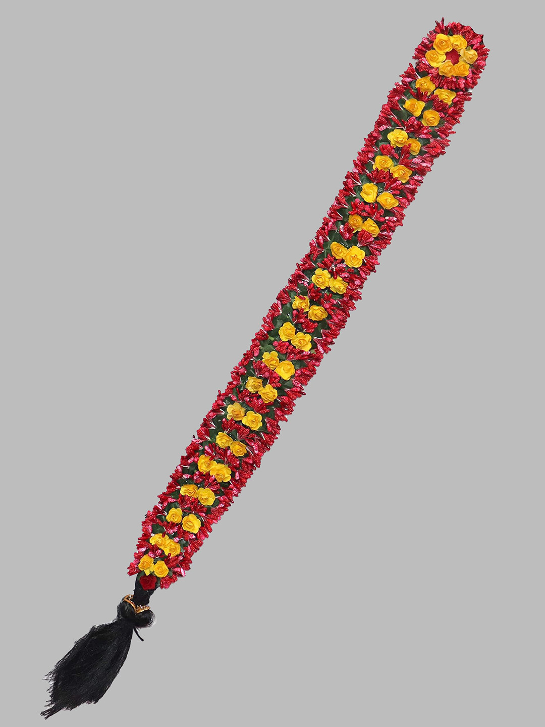 Buy Krelin Traditional Hair Choti With Floral Jada Set - Head Jewellery ...