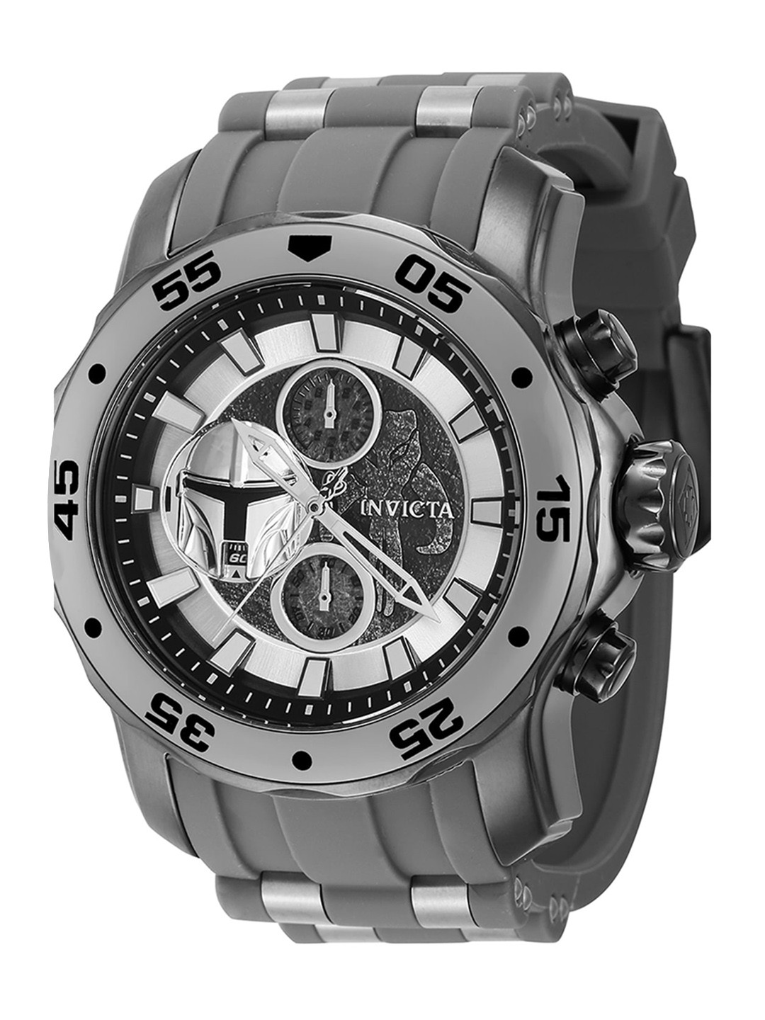 Buy Invicta Men Star Wars Mandalorian Chronograph Quartz Multicolor ...