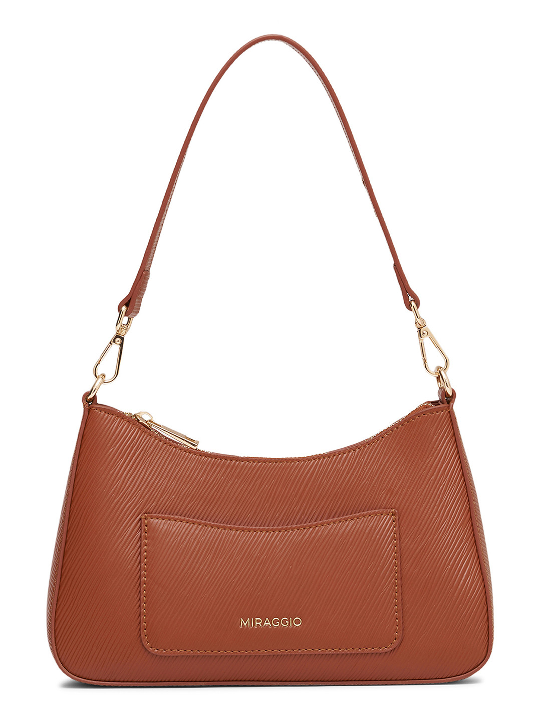 Buy MIRAGGIO Hailey Brown Crossbody Bag With Detachable Sling Strap ...