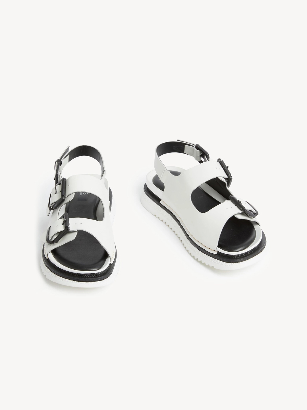 Buy Marks & Spencer Open Toe Flats With Buckles - Flats for Women ... Buy Marks & Spencer Open Toe Flats With Buckles - Flats for Women ...