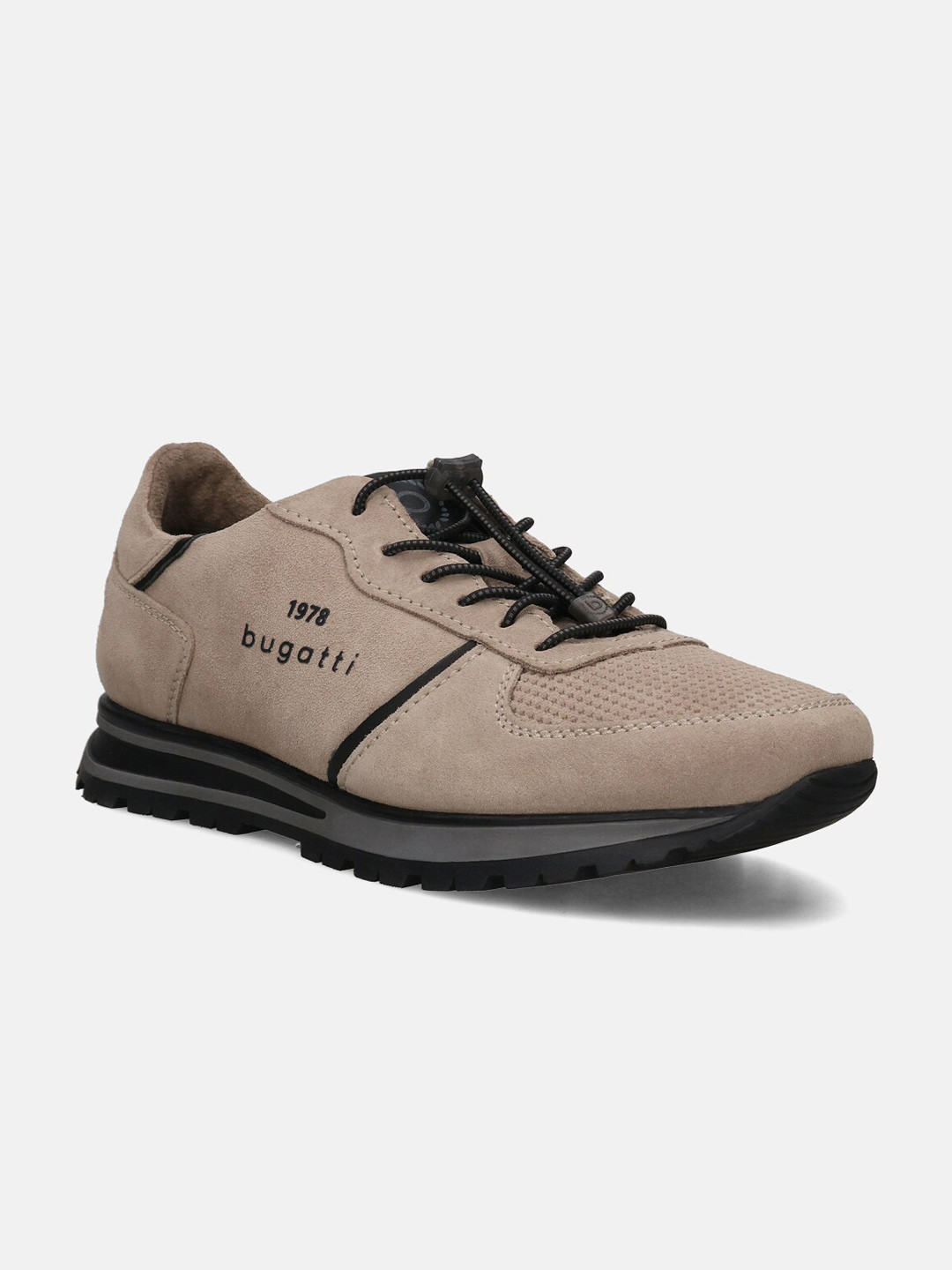 Buy Bugatti Men Philip Textured Suede Comfort Insole Sneakers - Casual ...