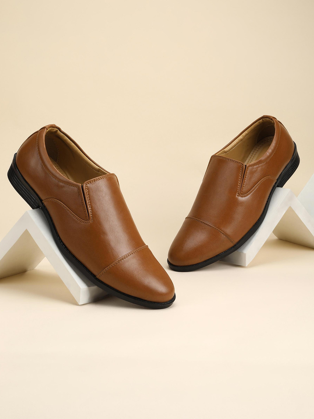Buy Paragon Men Round Toe Formal Slip On Shoes - Formal Shoes for Men ...