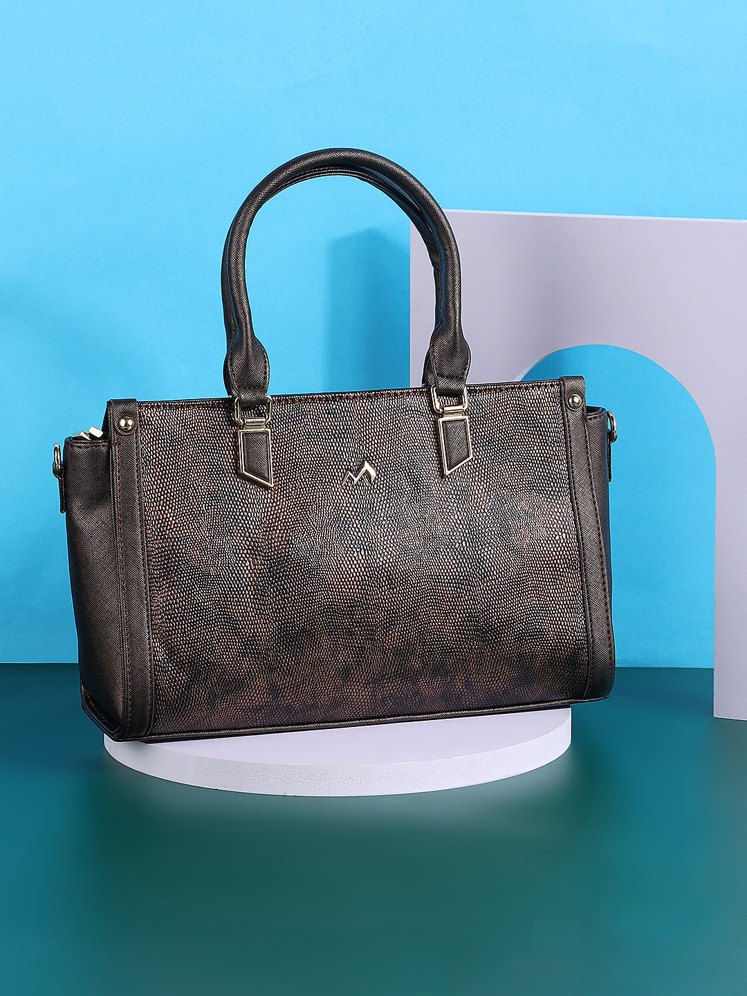 Buy Metro Textured Structured Handheld Bag - Handbags for Women ...