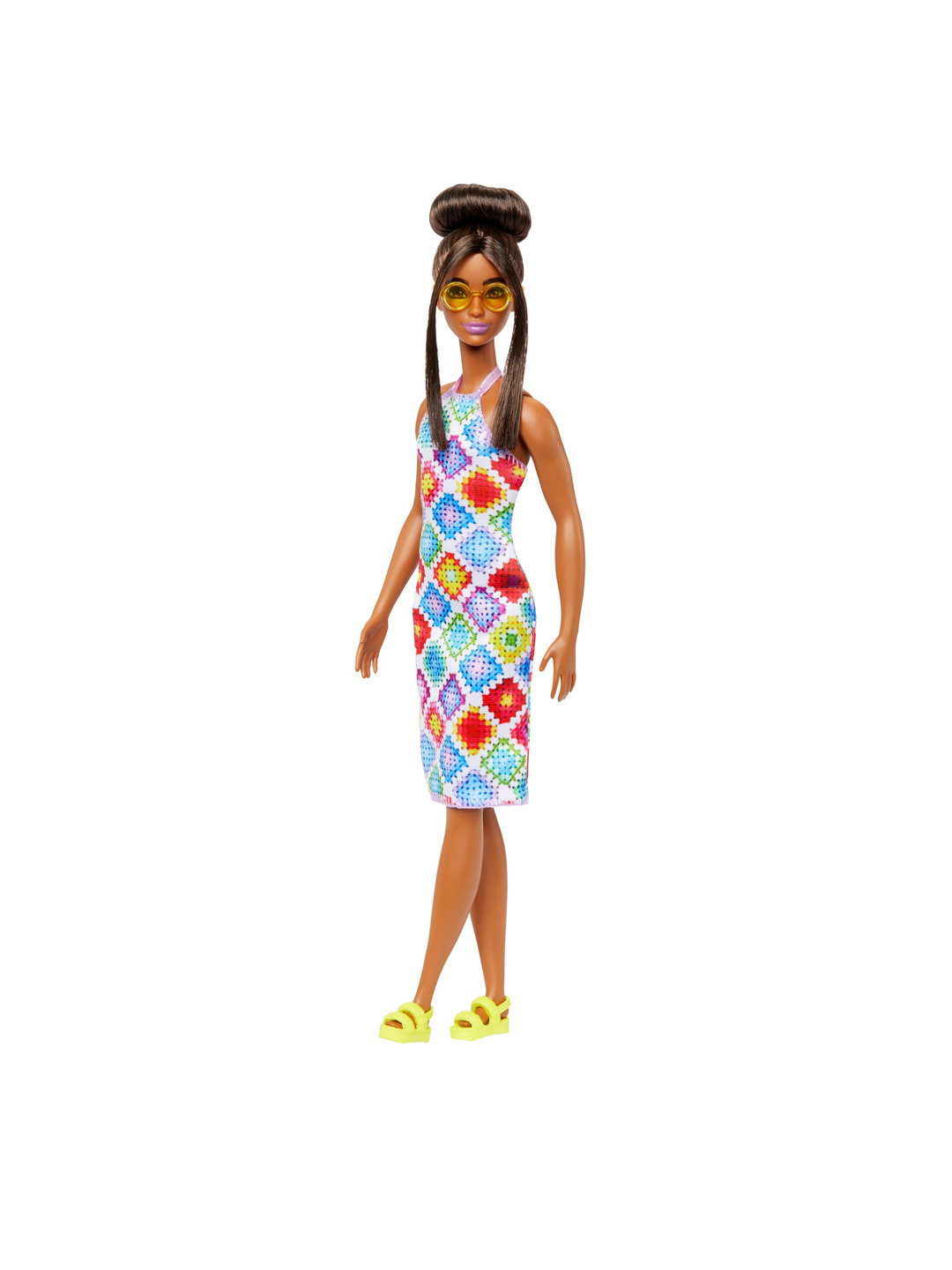 Buy Barbie Fashionistas Doll #205 With Blond Ponytail And Floral Dress ...