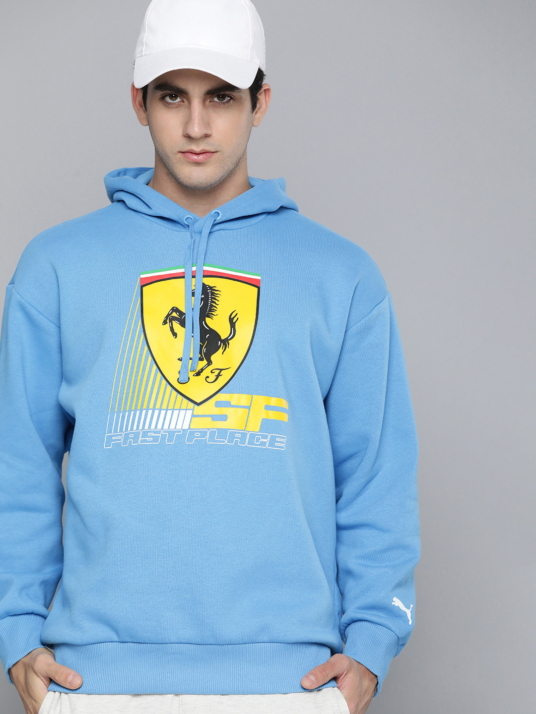 Buy PUMA Motorsport Scuderia Ferrari Race CBS Motorsport Hooded ...