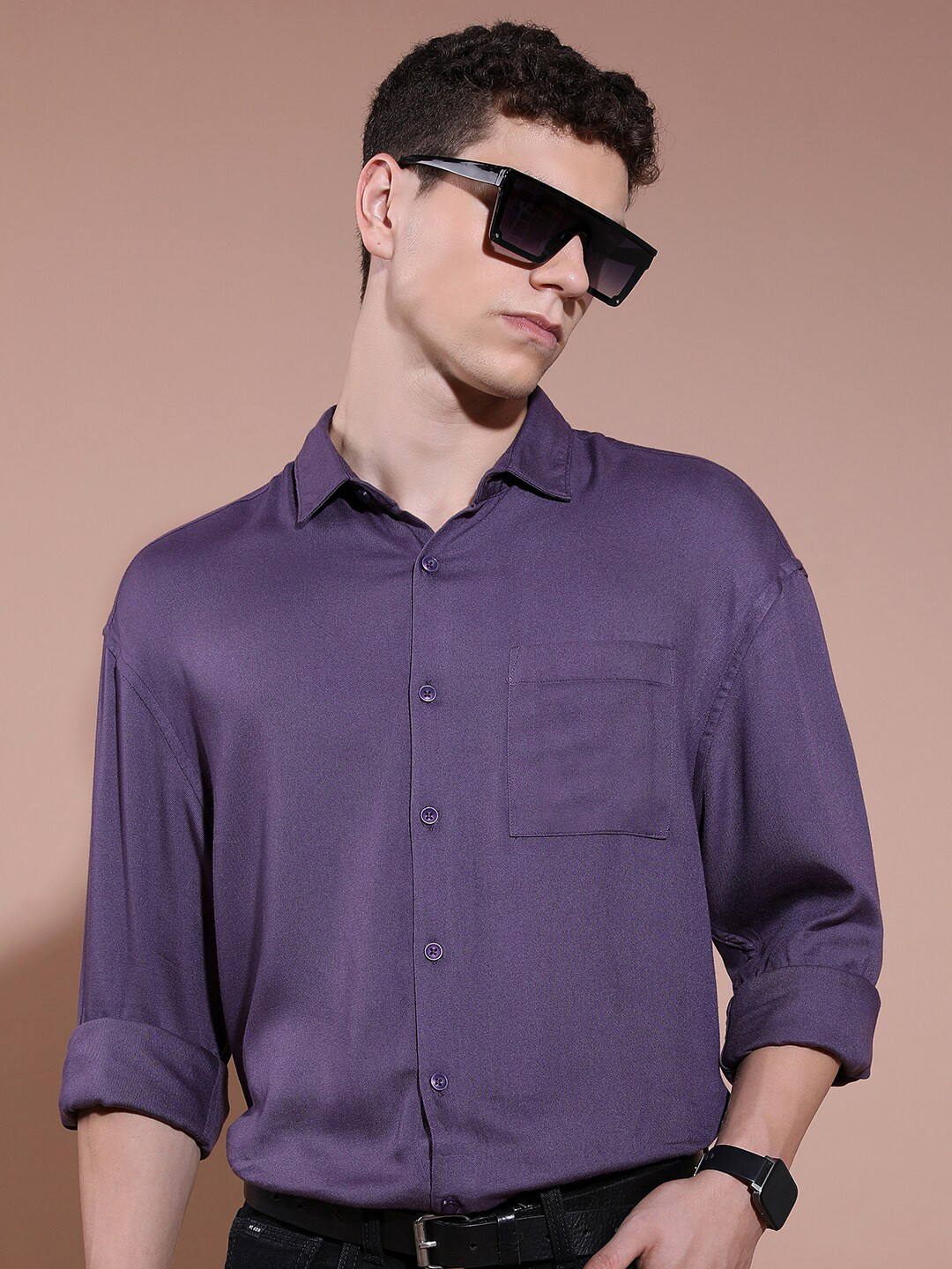 Buy HIGHLANDER Men Oversized Casual Shirt - Shirts for Men 24656850 ...