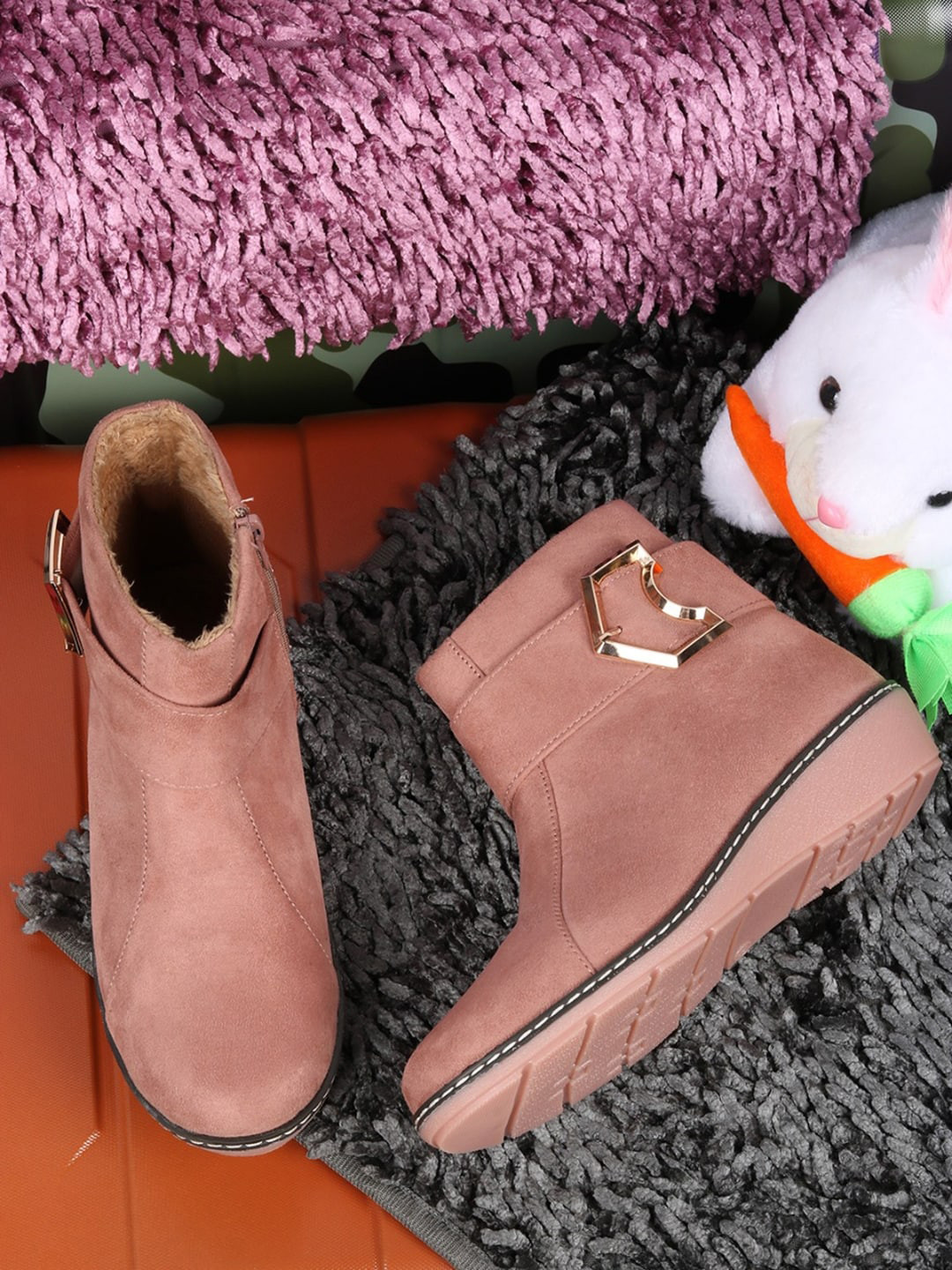 Buy The Roadster Lifestyle Co. Women Peach Coloured Mid Top Cowboy ...