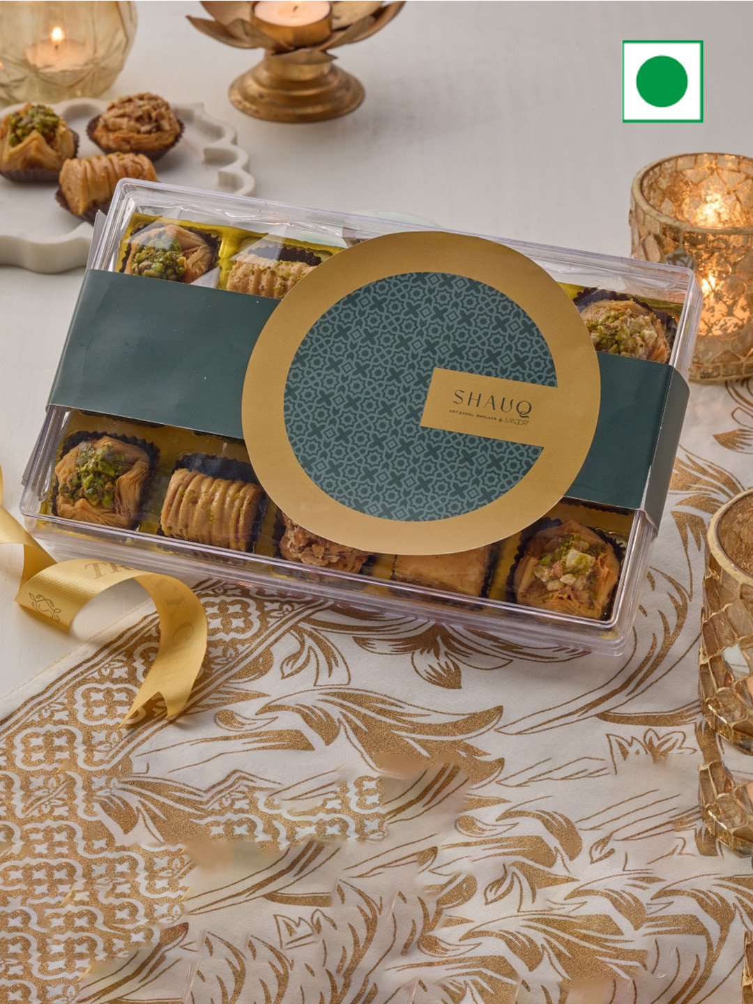 Buy SMOOR Shauq Artisanal Baklava Sweet Box 330 Gms - Sweets for Unisex ...