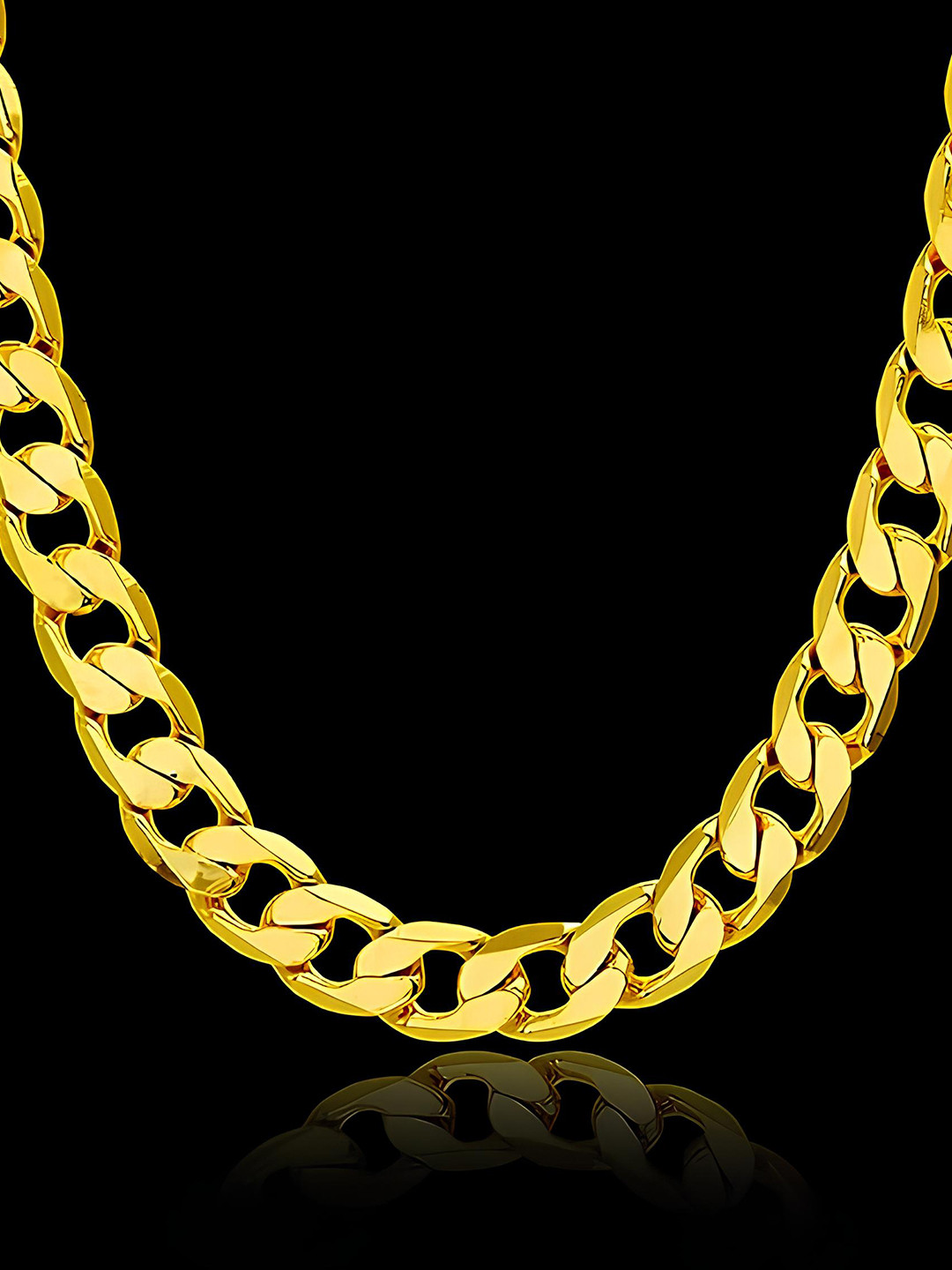 Buy KARISHMA KREATIONS Unisex Gold Toned Gold Plated Chain - Necklace ...