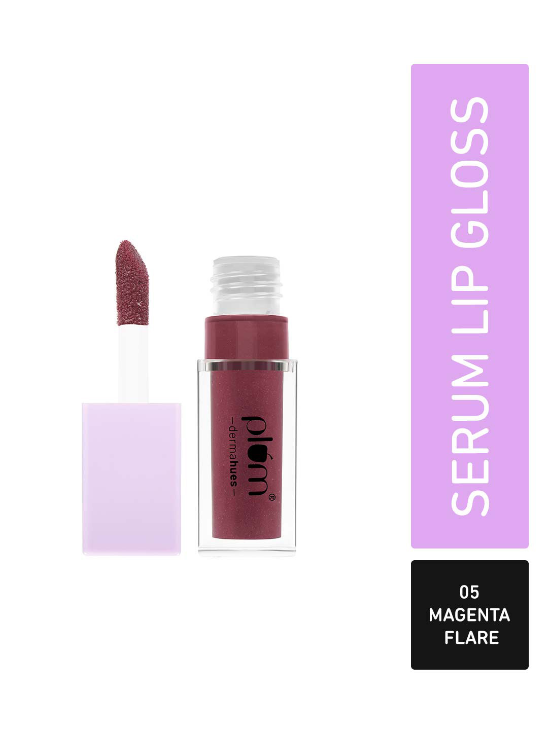 Buy Plum Keep It Glossy Highly Pigmented Serum Lip Gloss Magenta Flare ...