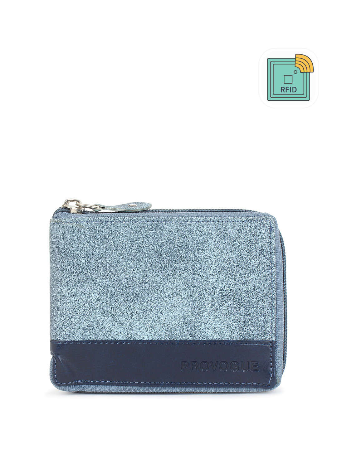 Buy Provogue Men RFID Colourblocked Zip Around Wallet - Wallets for Men ...