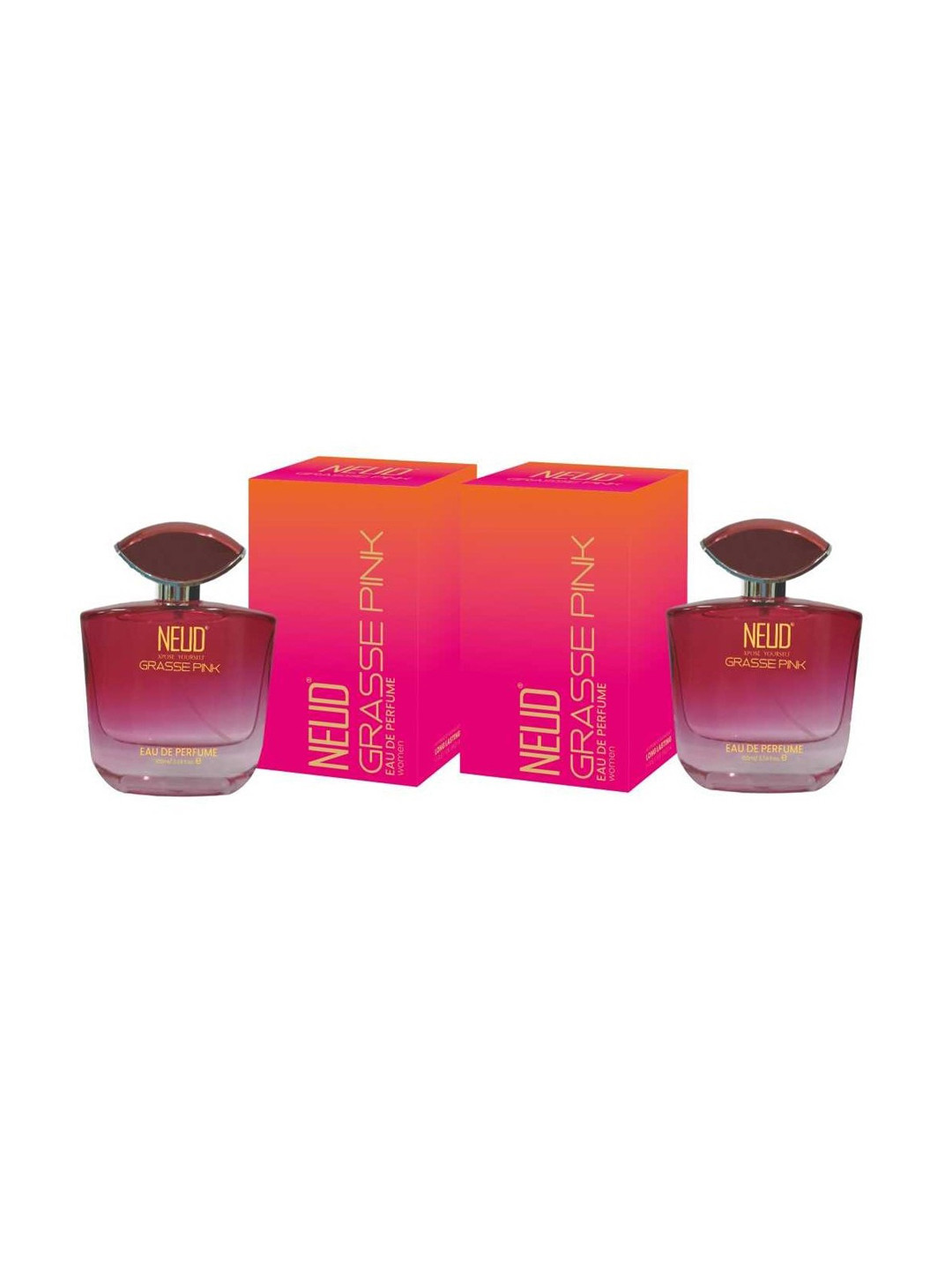 Buy NEUD Grasse Pink Set Of 2 Women Long Lasting Eau De Perfume 100ml ...
