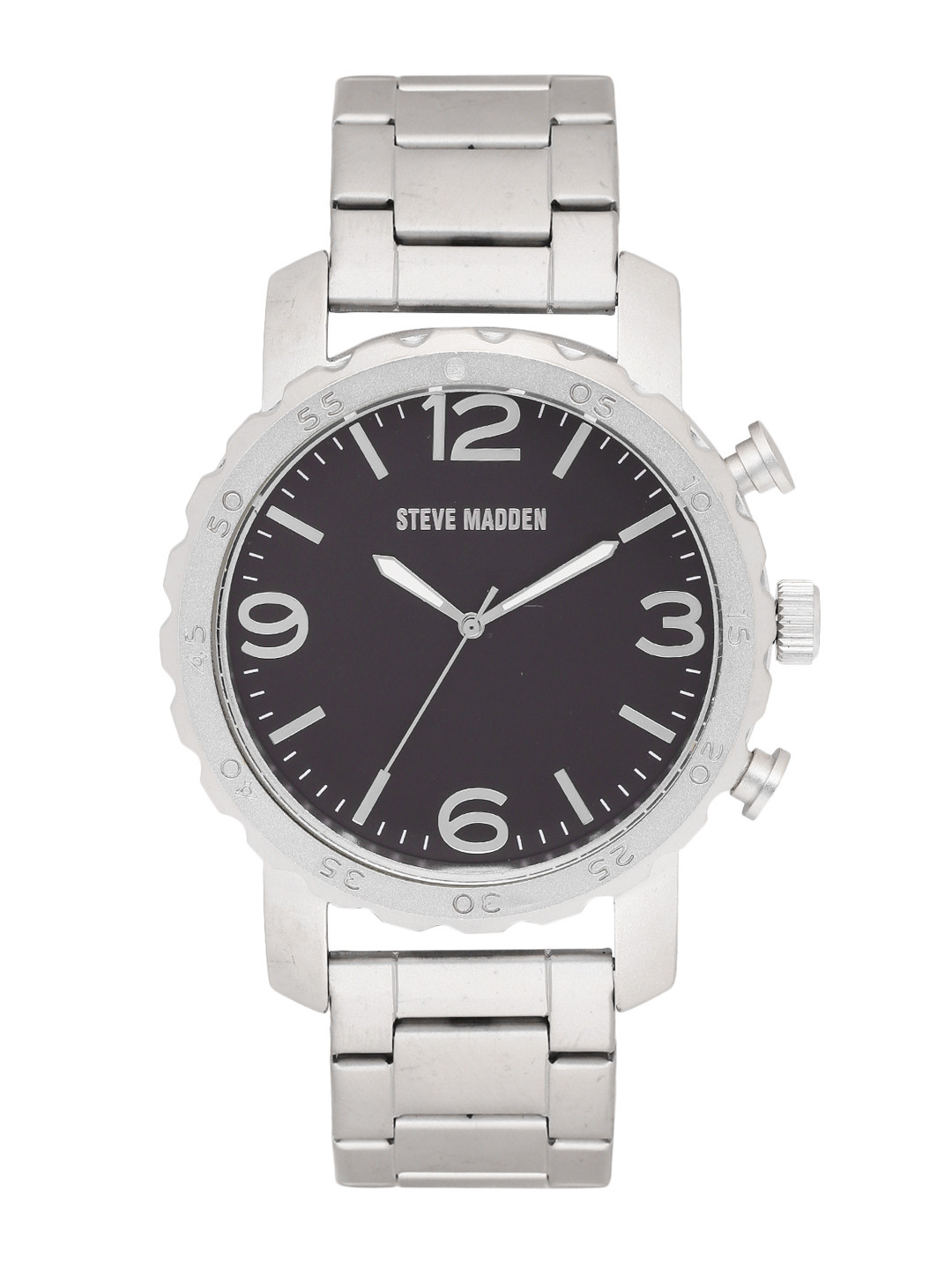 Buy Steve Madden Men Black Analogue Watch SMW095 - Watches for Men ...