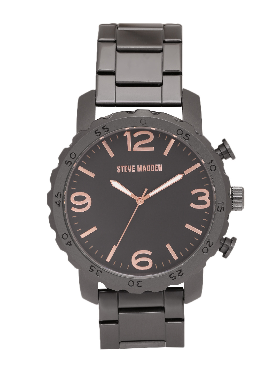 Buy Steve Madden Men Charcoal Grey Analogue Watch SMW095GU Q - Watches ...