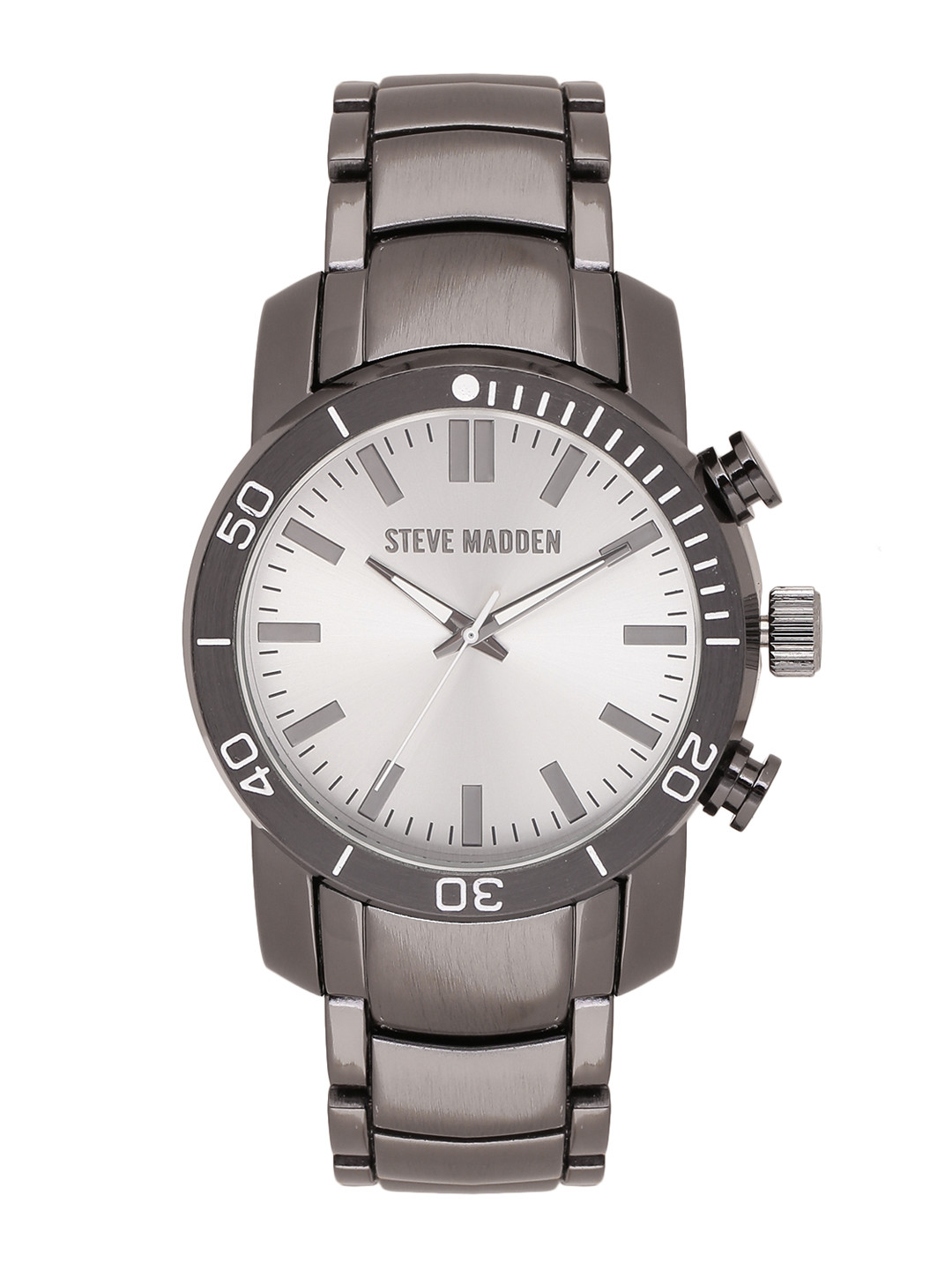 Buy Steve Madden Men Silver Toned Analogue Watch SMW096GU - Watches for ...