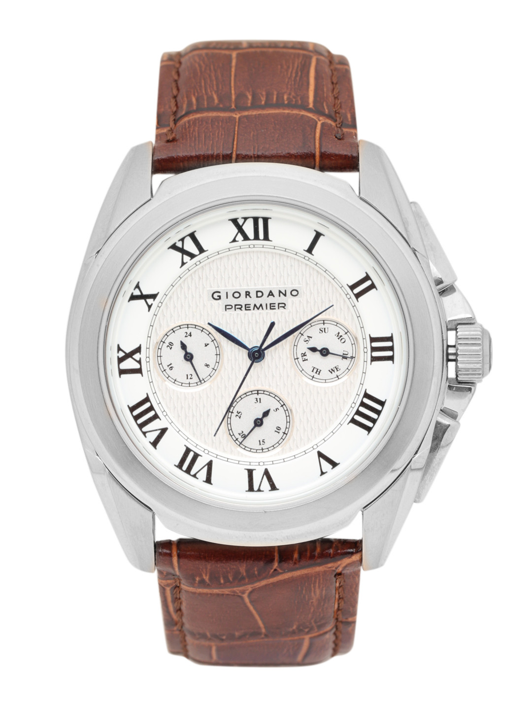 Buy GIORDANO Men White Analogue Watch P1004 02 - Watches for Men ...